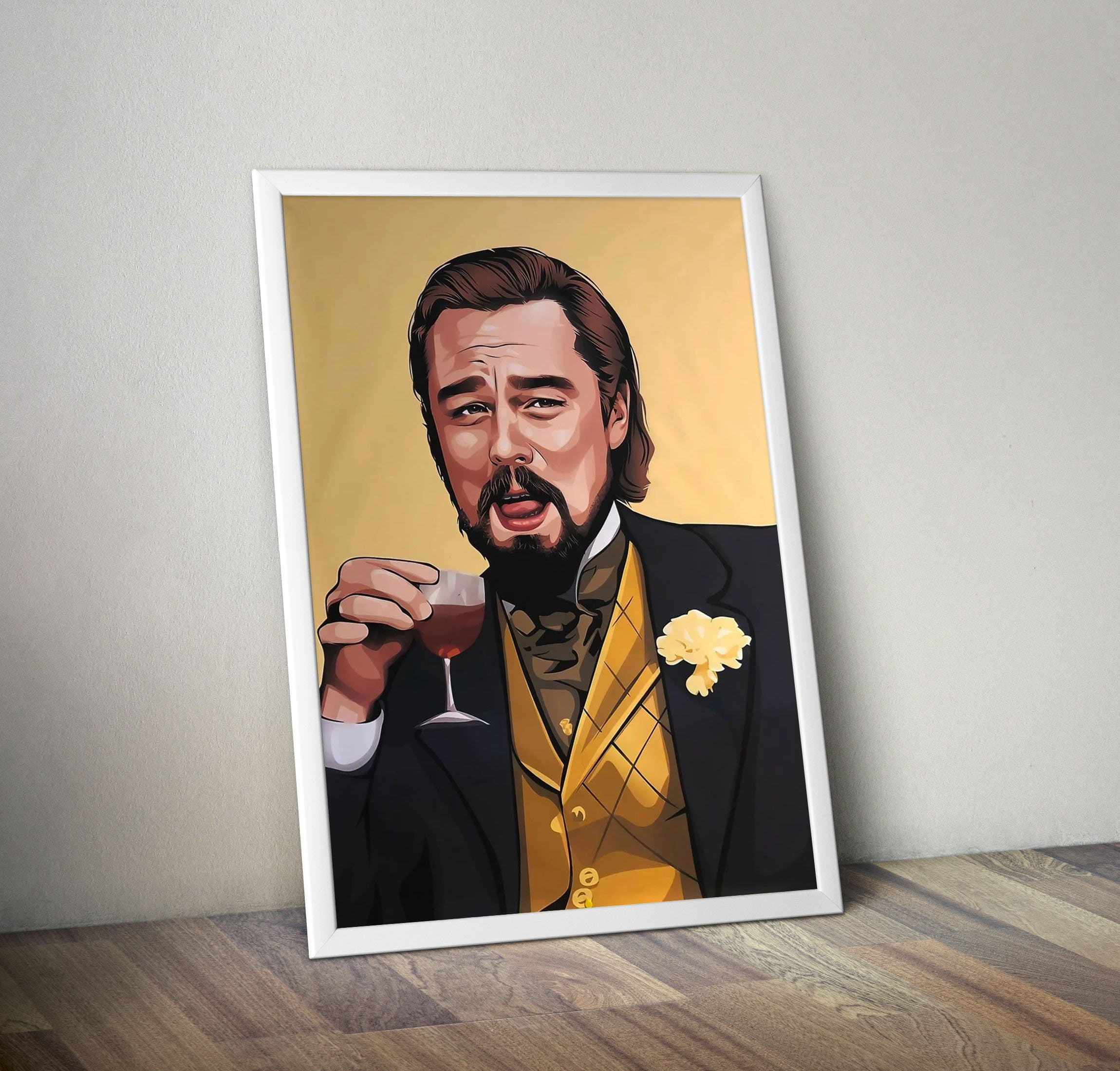 POSTER Laughing Leo Meme Funny Poster Funny Memes Funny Present Meme ...