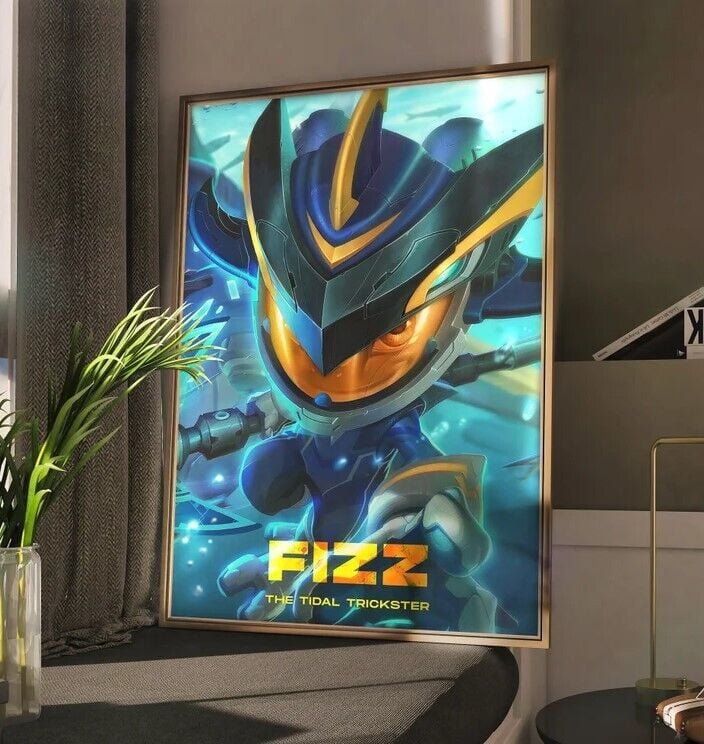 POSTER League of Legends Fizz Poster Collection All Skins 8-16x24 ...