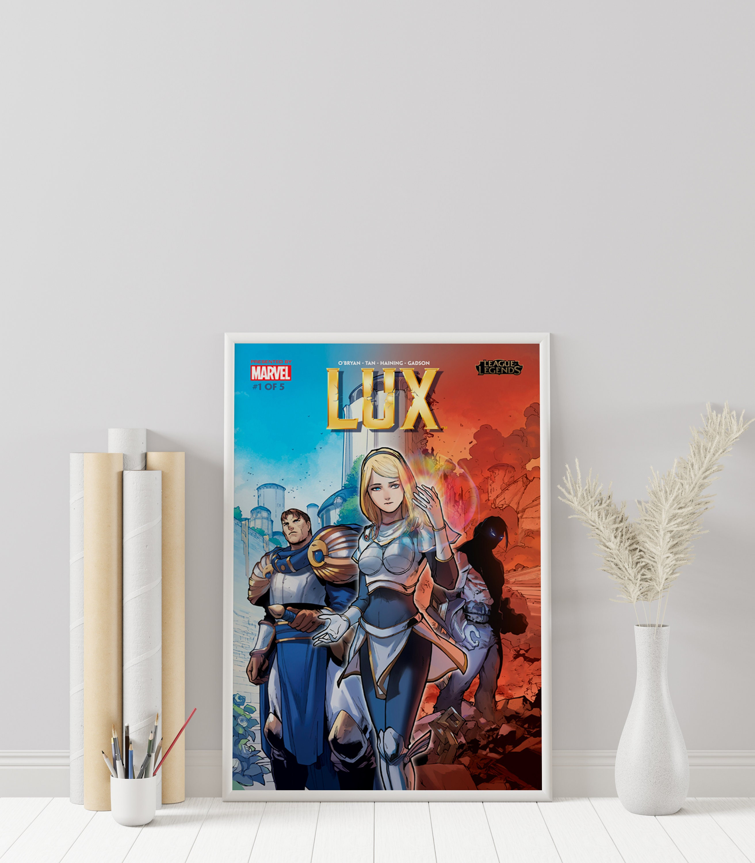 POSTER Leauge of Legends Poster - Lol Lux Poster - Game Room Poster - Lol Art Print-UNFRAMED ...