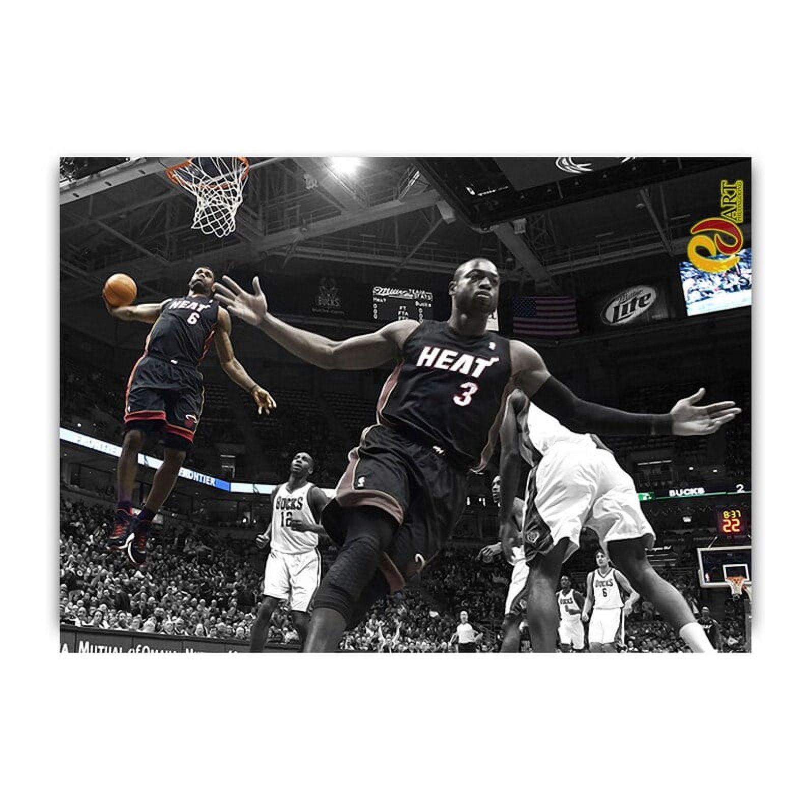 Poster Lebron James Dwyane Wade Motivation Poster rapper Music ...