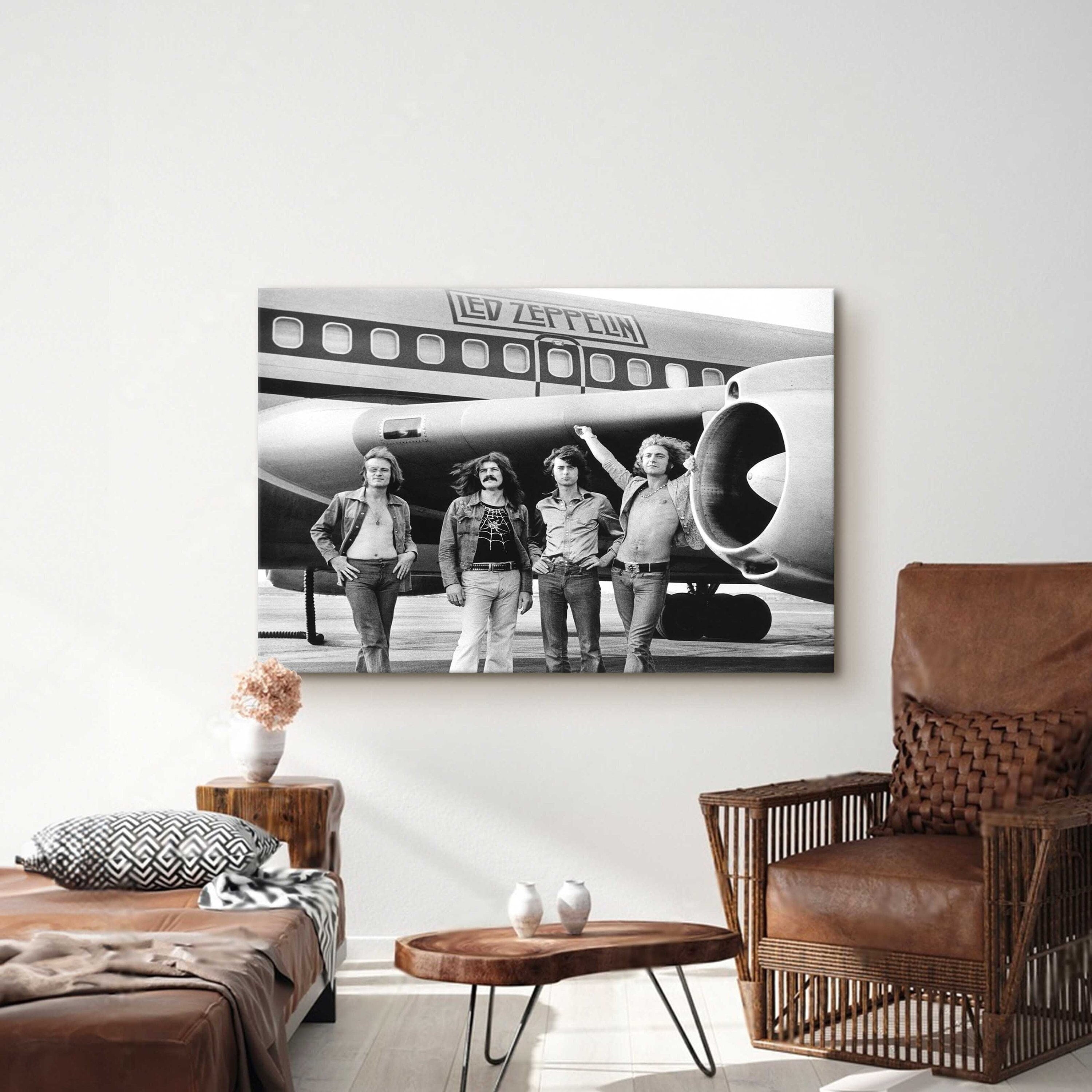 POSTER Led Zeppelin Poster, Led Zeppelin Airplane Print, Best Rock ...