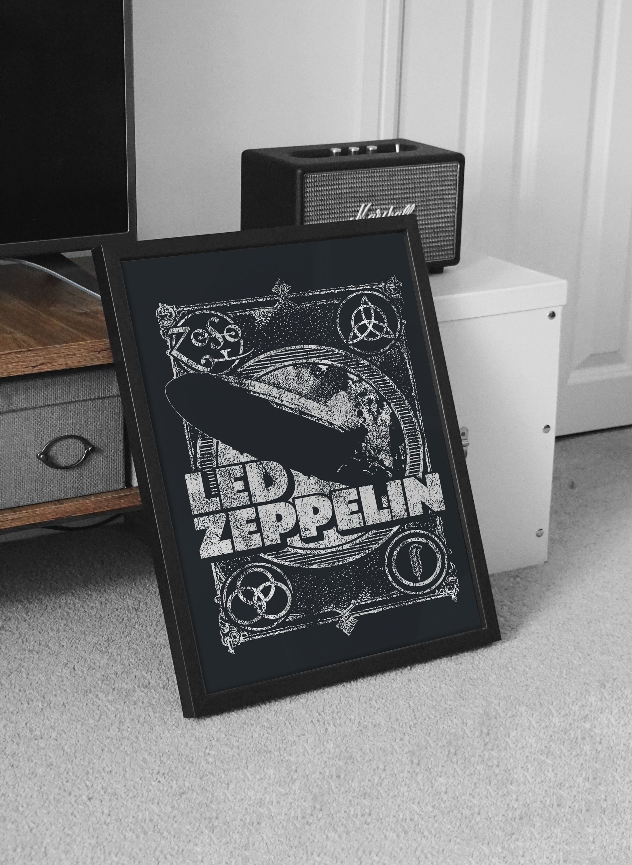 POSTER Led Zeppelin Poster, Led Zeppelin Print, Led Zeppelin Gift ...