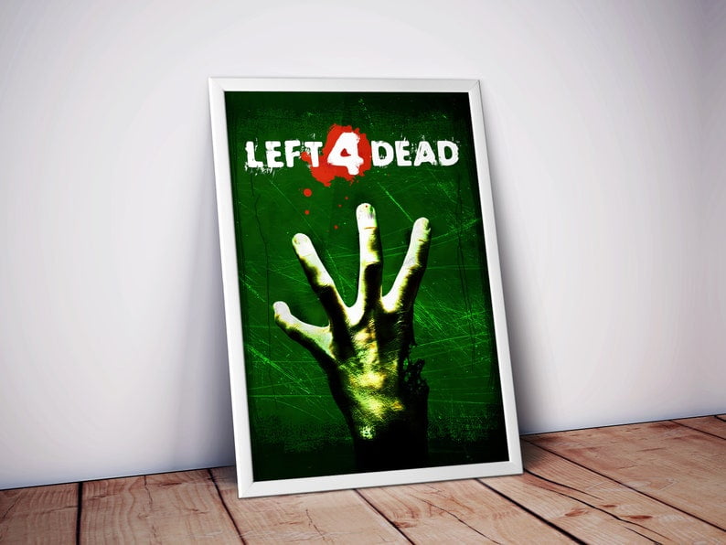 POSTER Left 4 Dead Poster | Left 4 Dead Print | Gaming Poster | Video ...