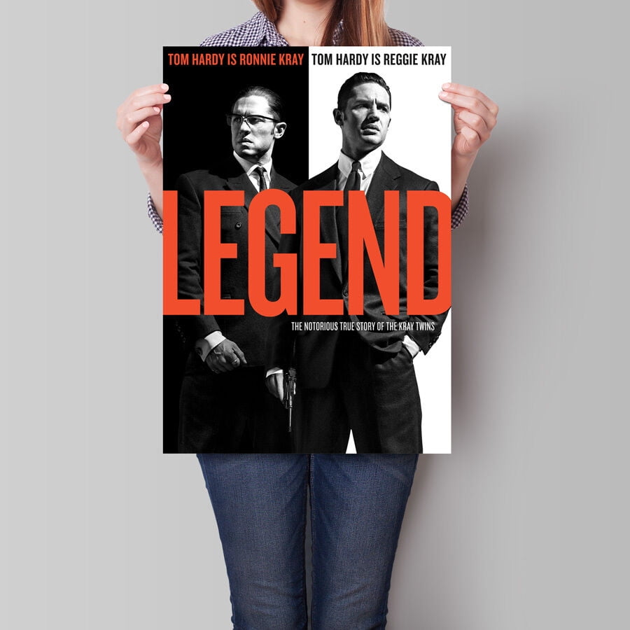POSTER Legend Movie Poster 2016 Kray Brothers Tom Hardy-8x12-UNFRAMED ...