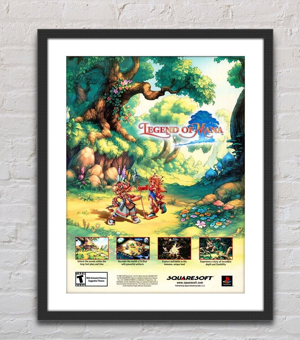 POSTER Legend Of Mana Playstation PS1 Poster-24x36-UNFRAMED - Walmart.com