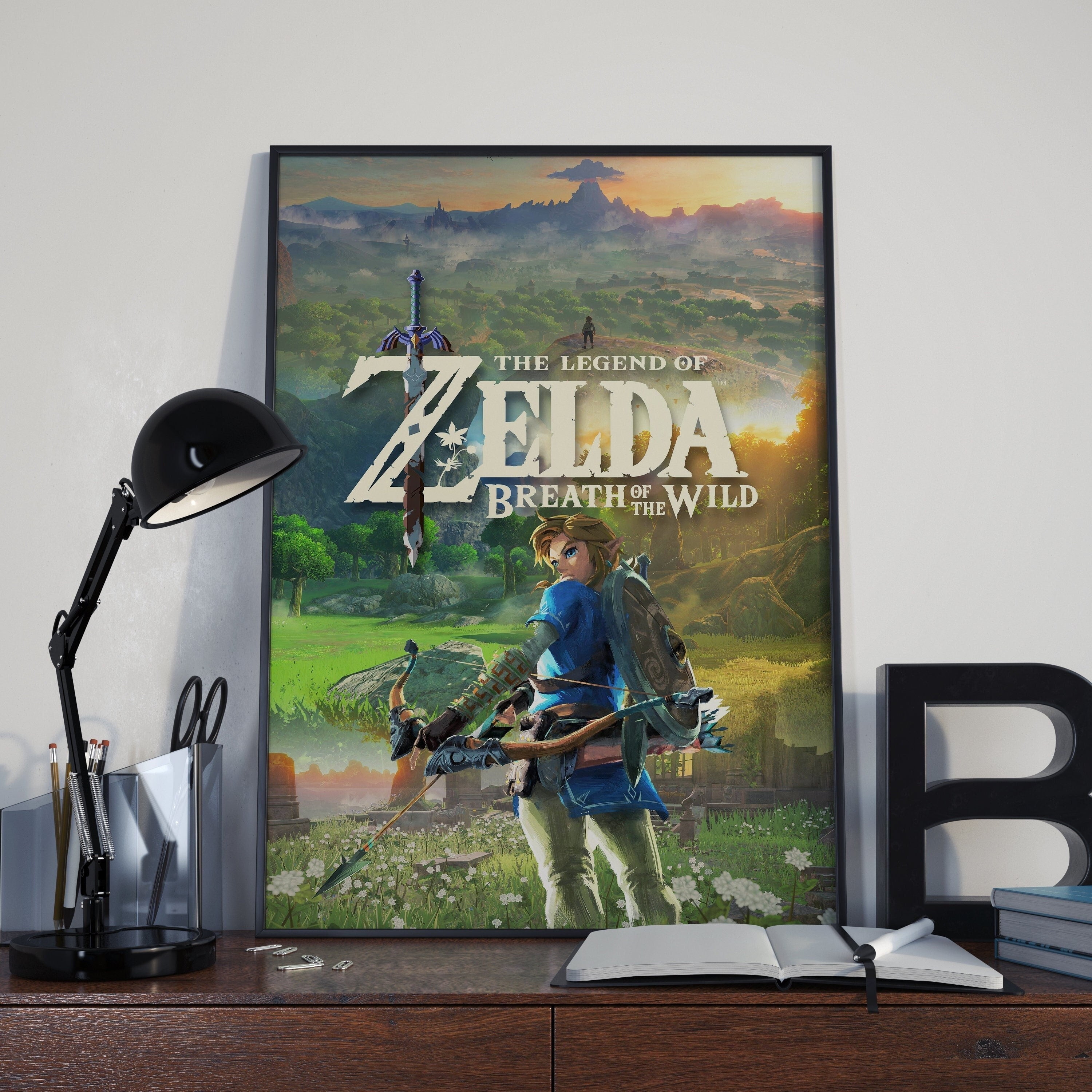 POSTER Legend of Zelda Poster, Breath of the Wild Poster | Gaming ...
