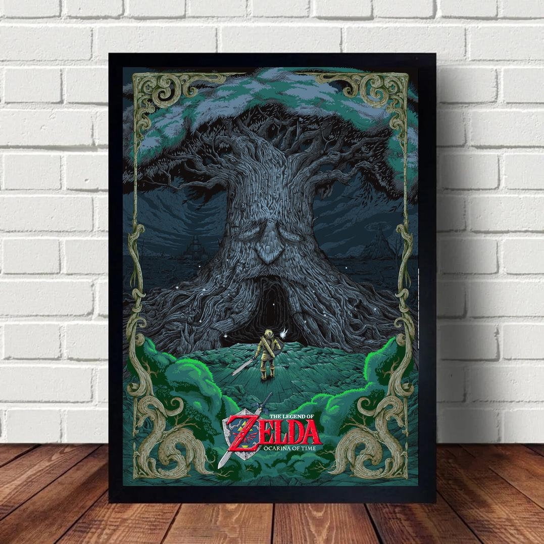 POSTER Legend of Zelda Ocarina of Time Game Poster Paintings Poster ...