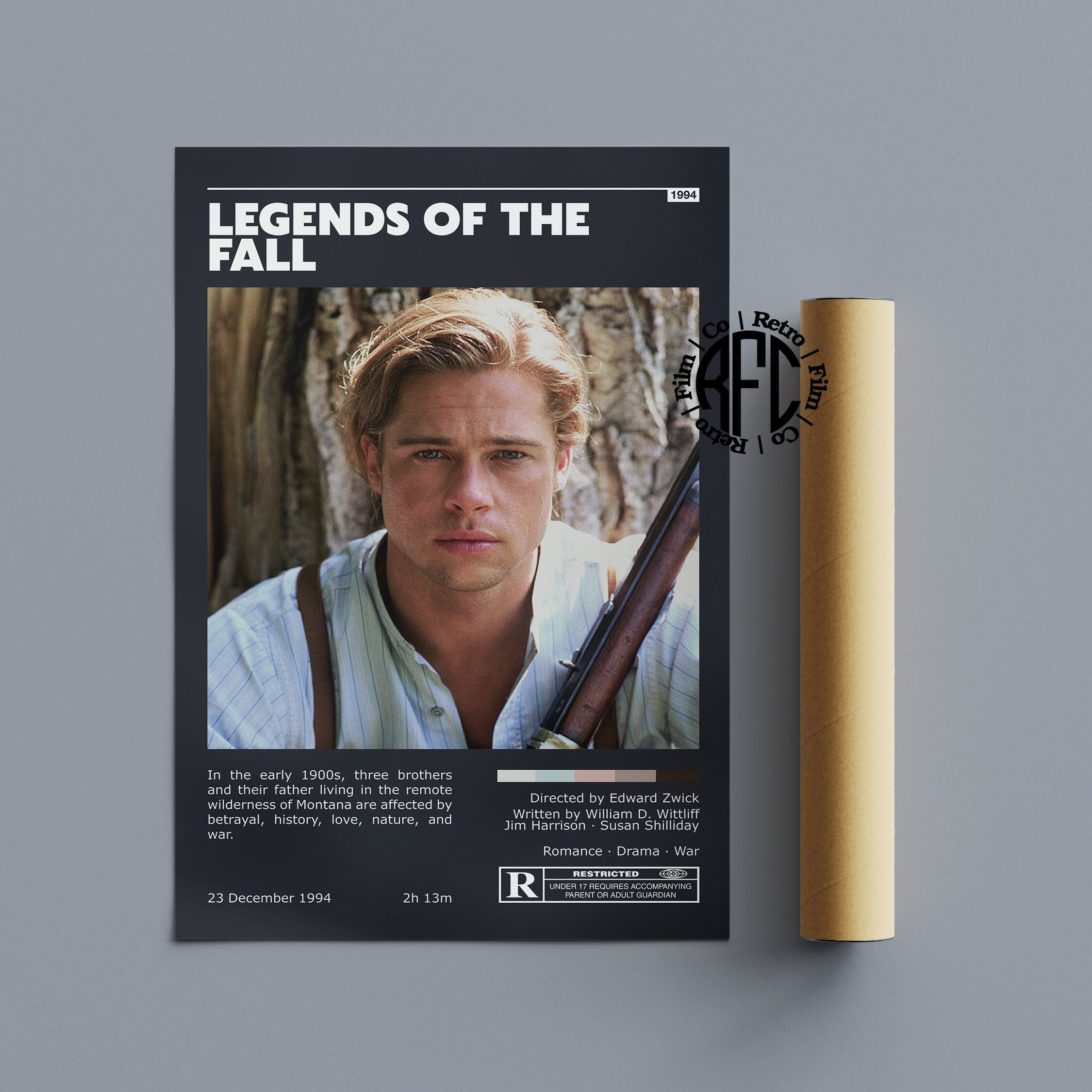 POSTER Legends Of The Fall Retro Vintage Poster | Minimalist Movie ...