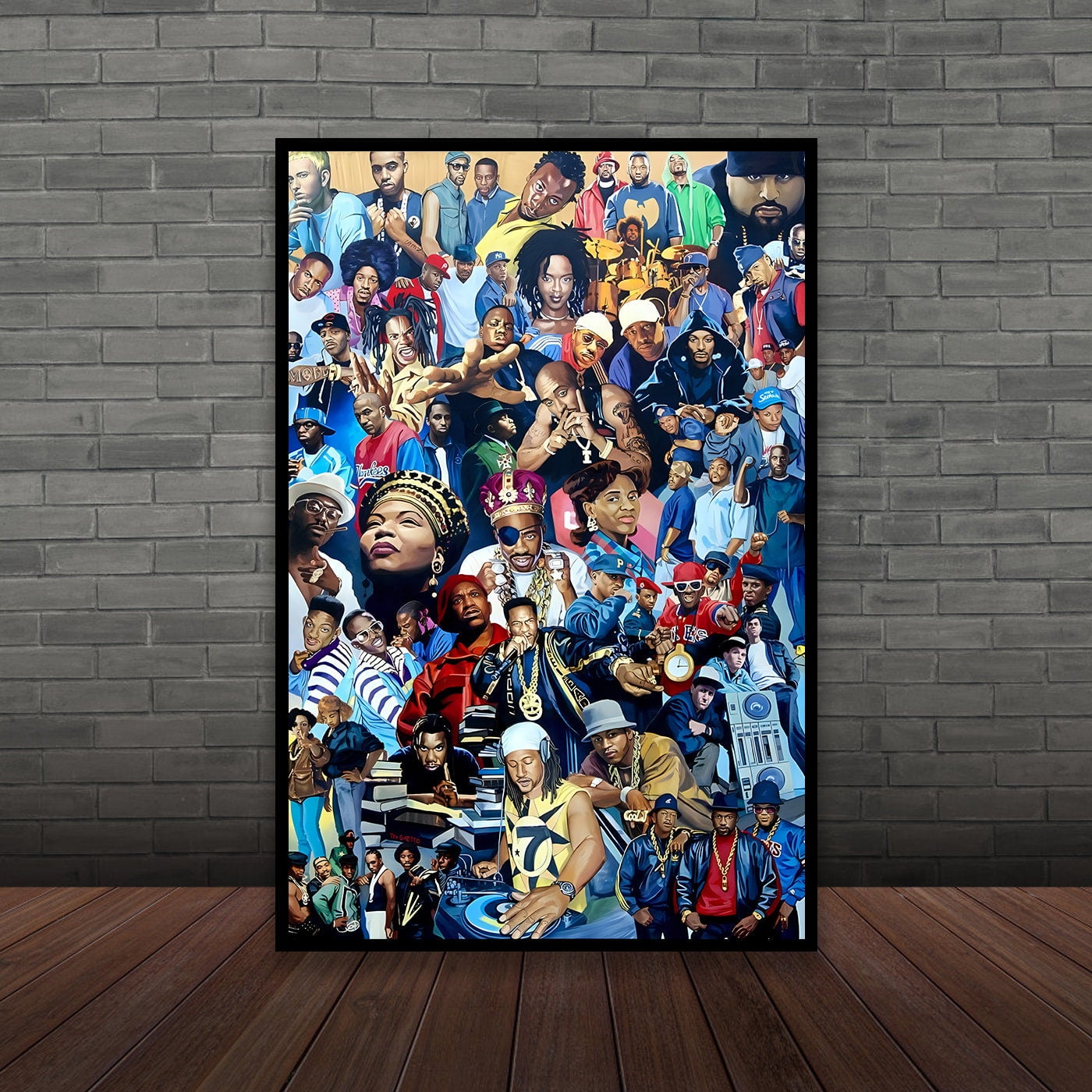 POSTER Legends of All Rapper Hip Hop Music Poster, Wall Art, Room Decor ...