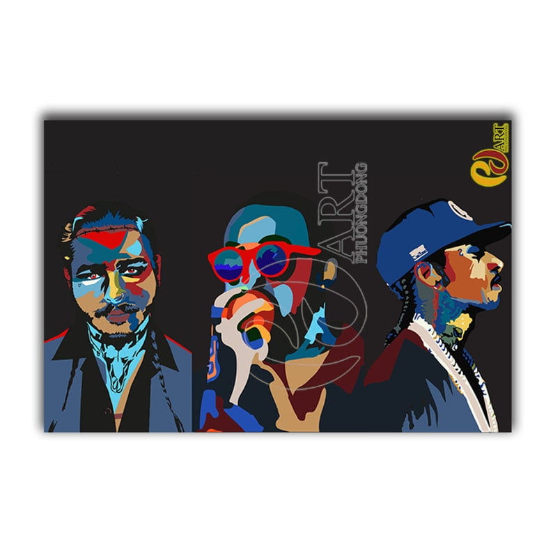 POSTER Legends rapper wall art-UNFRAMED - Walmart.com