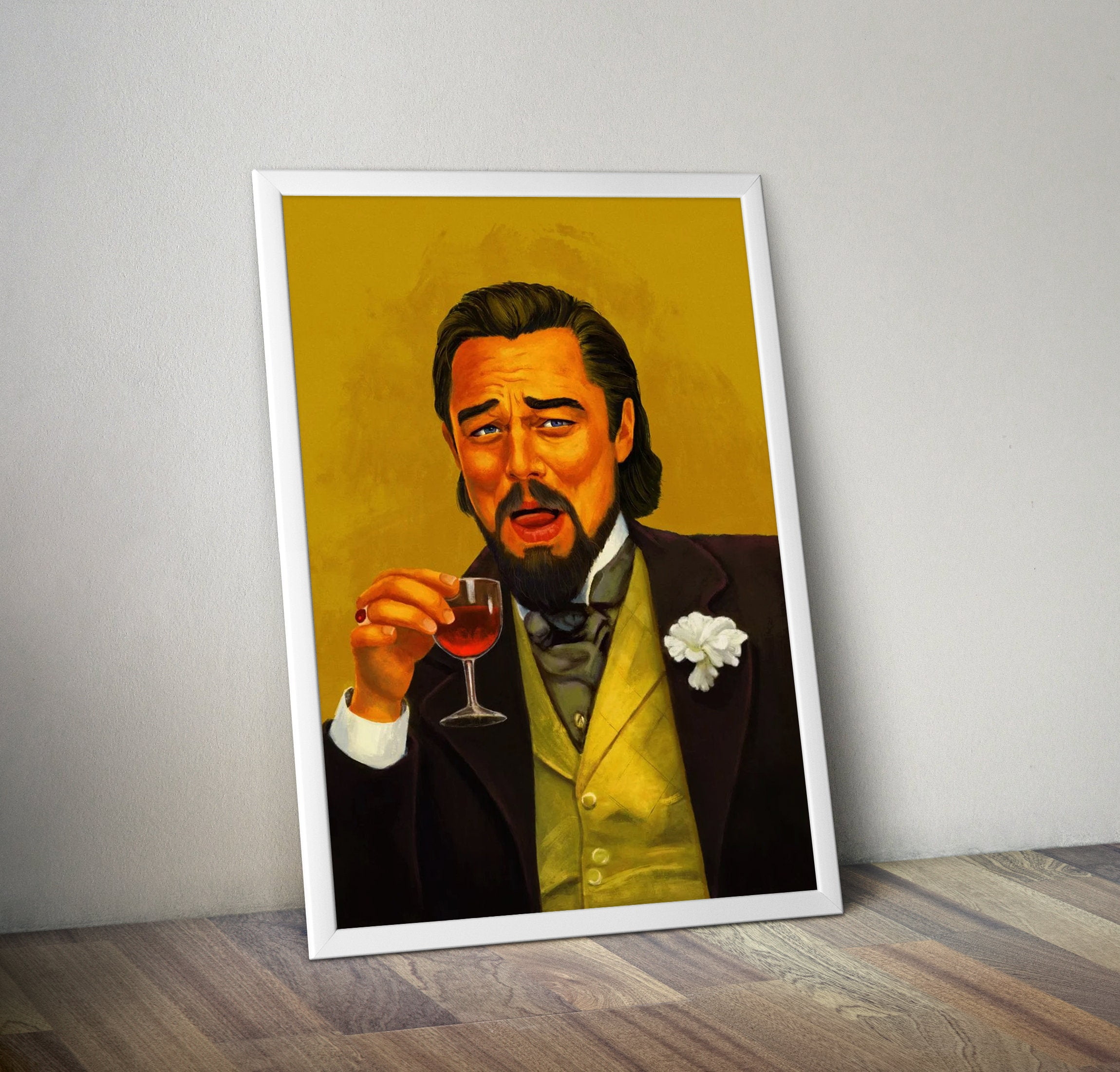 POSTER Leo Laughing,Django Unchained Poster,Leonardo DiCaprio Poster ...