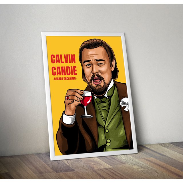 POSTER Leo Meme Poster Calvin Candie Memes Funny Present Meme Poster ...