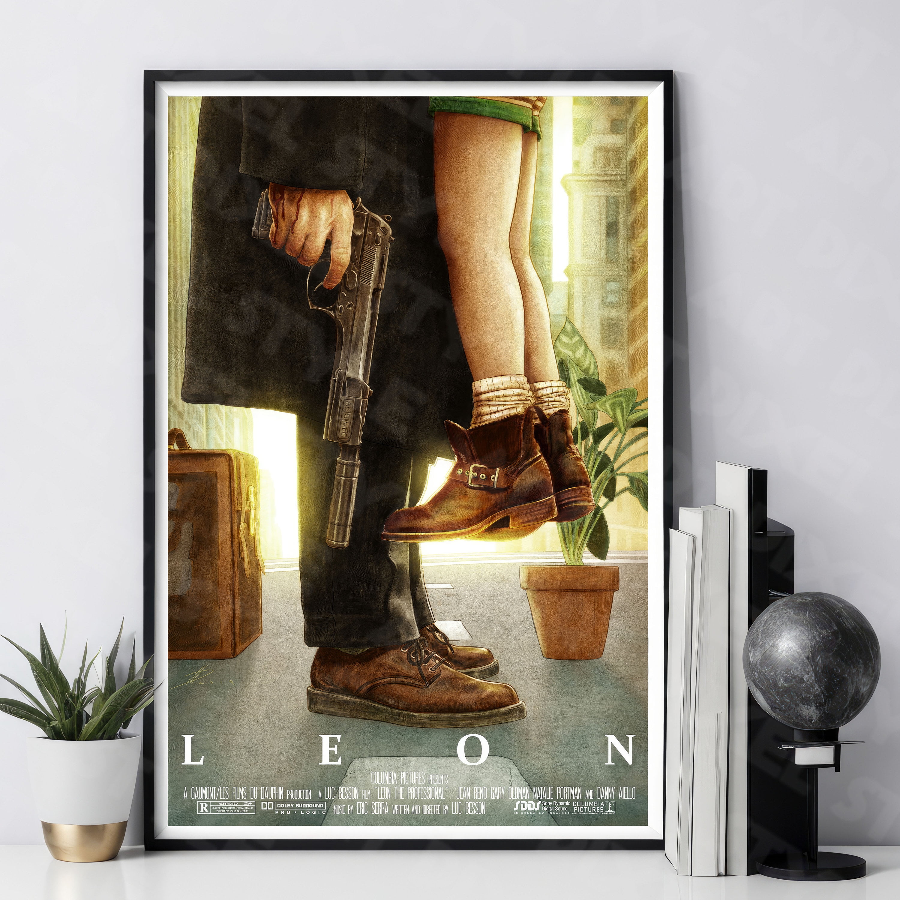 Poster Leon the Professional, 1994 Luc Besson action drama movie Poster ...