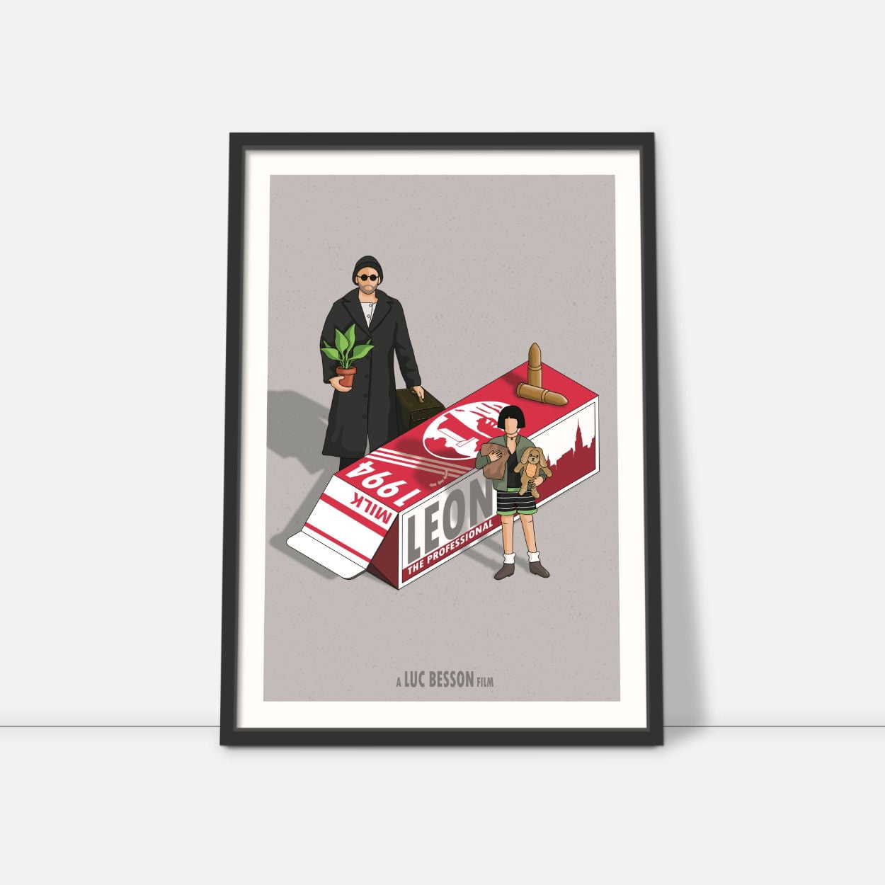 POSTER Leon the professional retro movie poster-UNFRAMED - Walmart.com