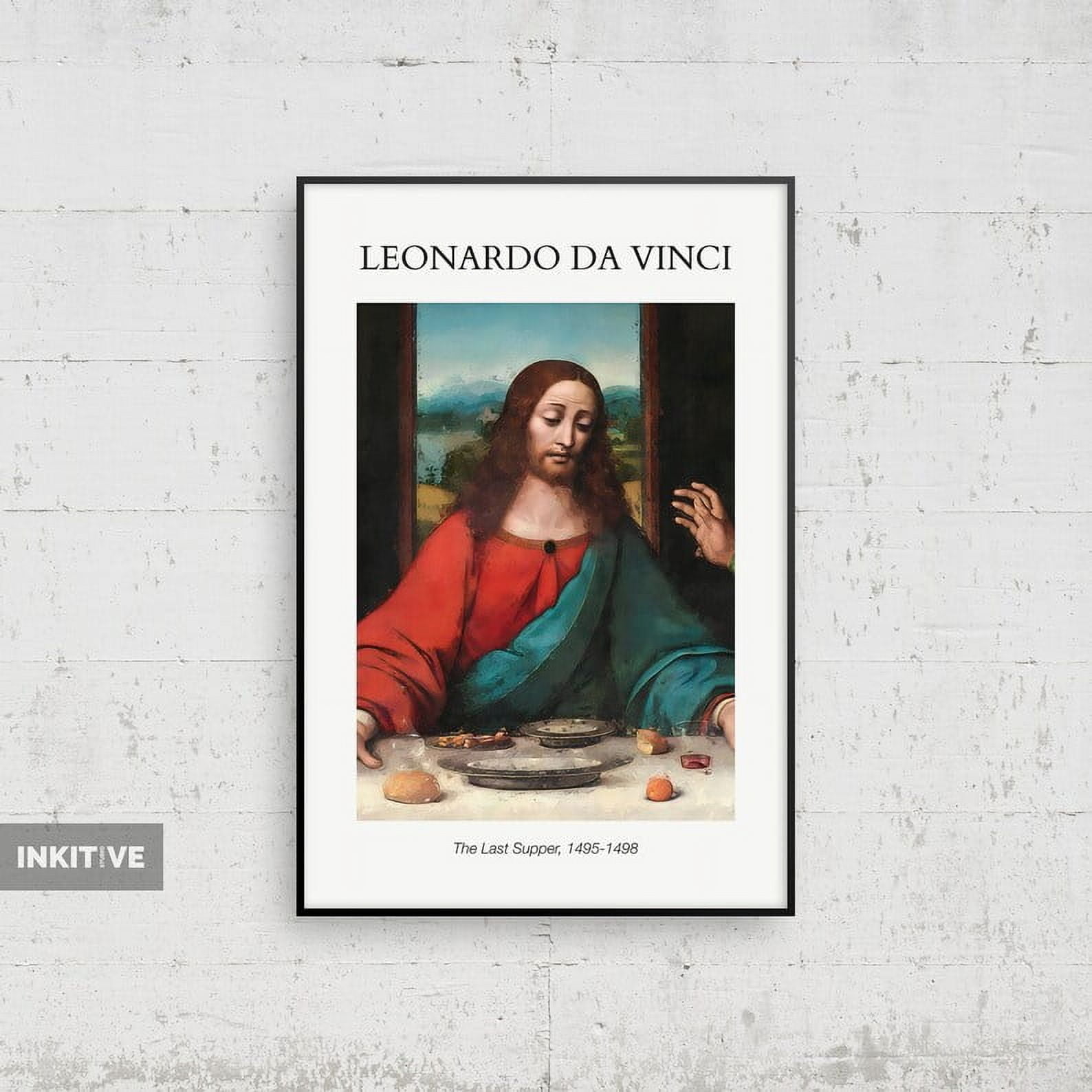 Poster Leonardo Da Vinci Print - The Last Supper Poster, Fine Art ...