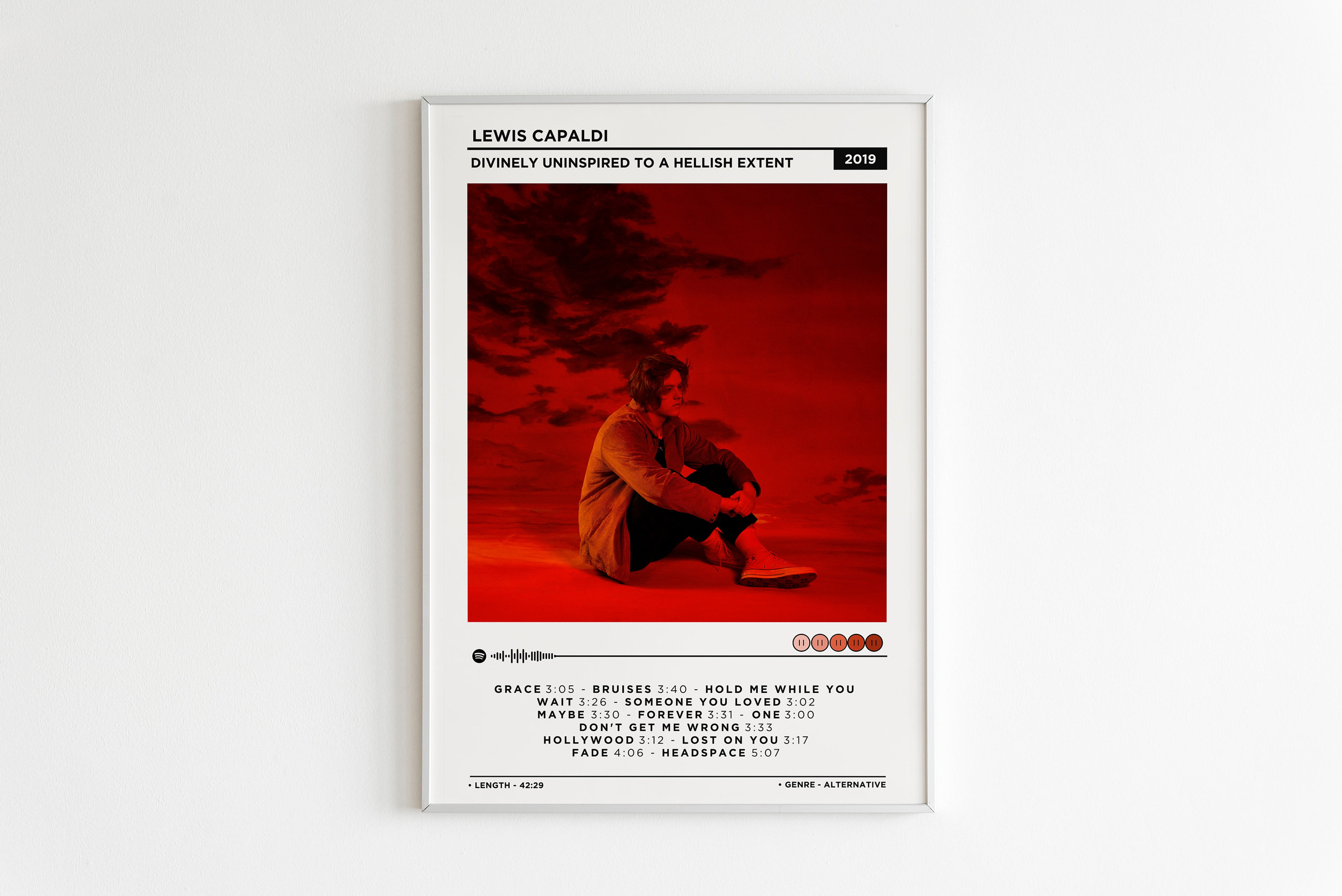 POSTER Lewis Capaldi - Divinely Uninspired To A Hellish Extent Album ...