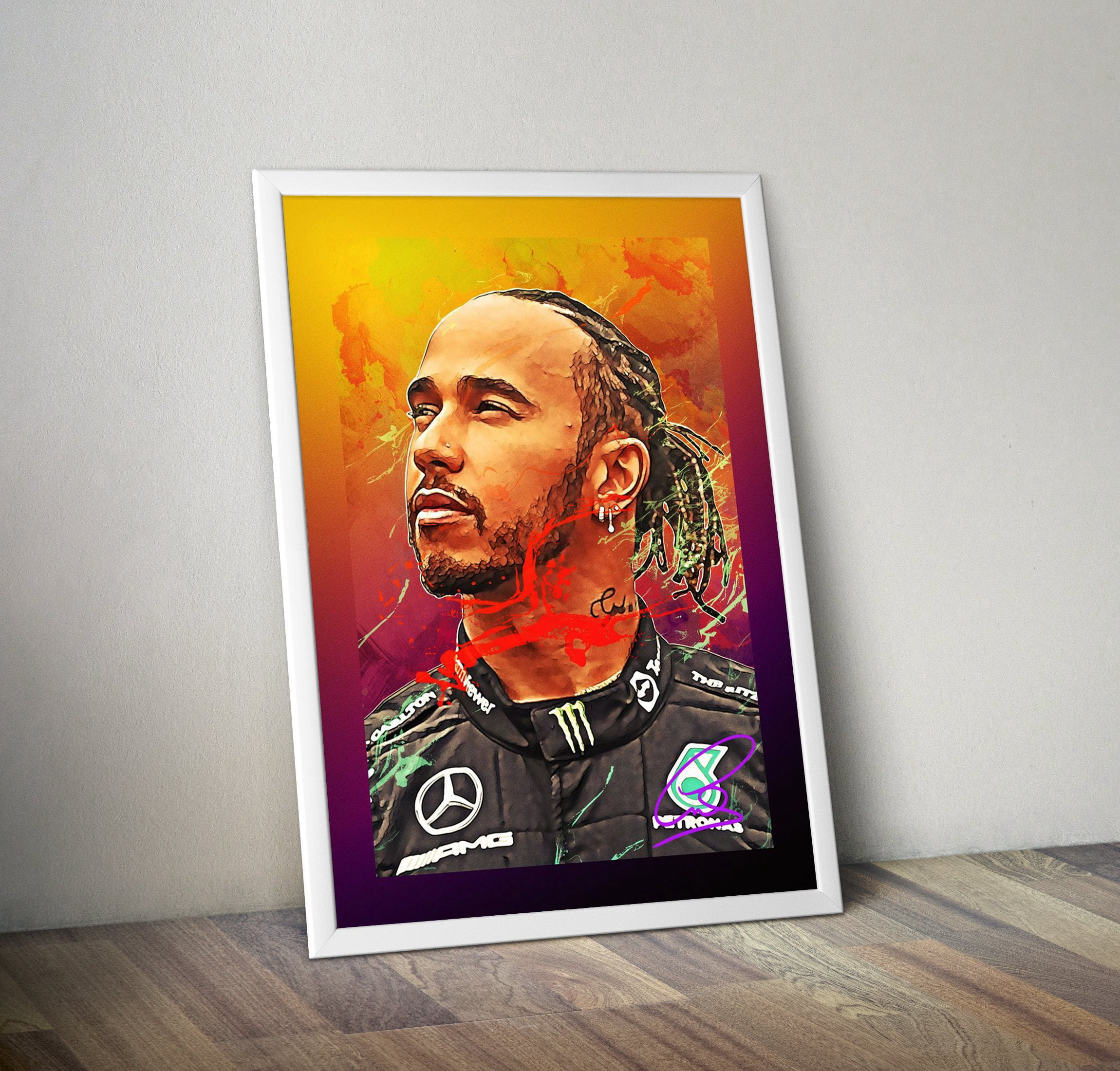 POSTER Lewis Hamilton Poster F1 Poster F1 Car Poster Mercedes F1 Car F1 ...