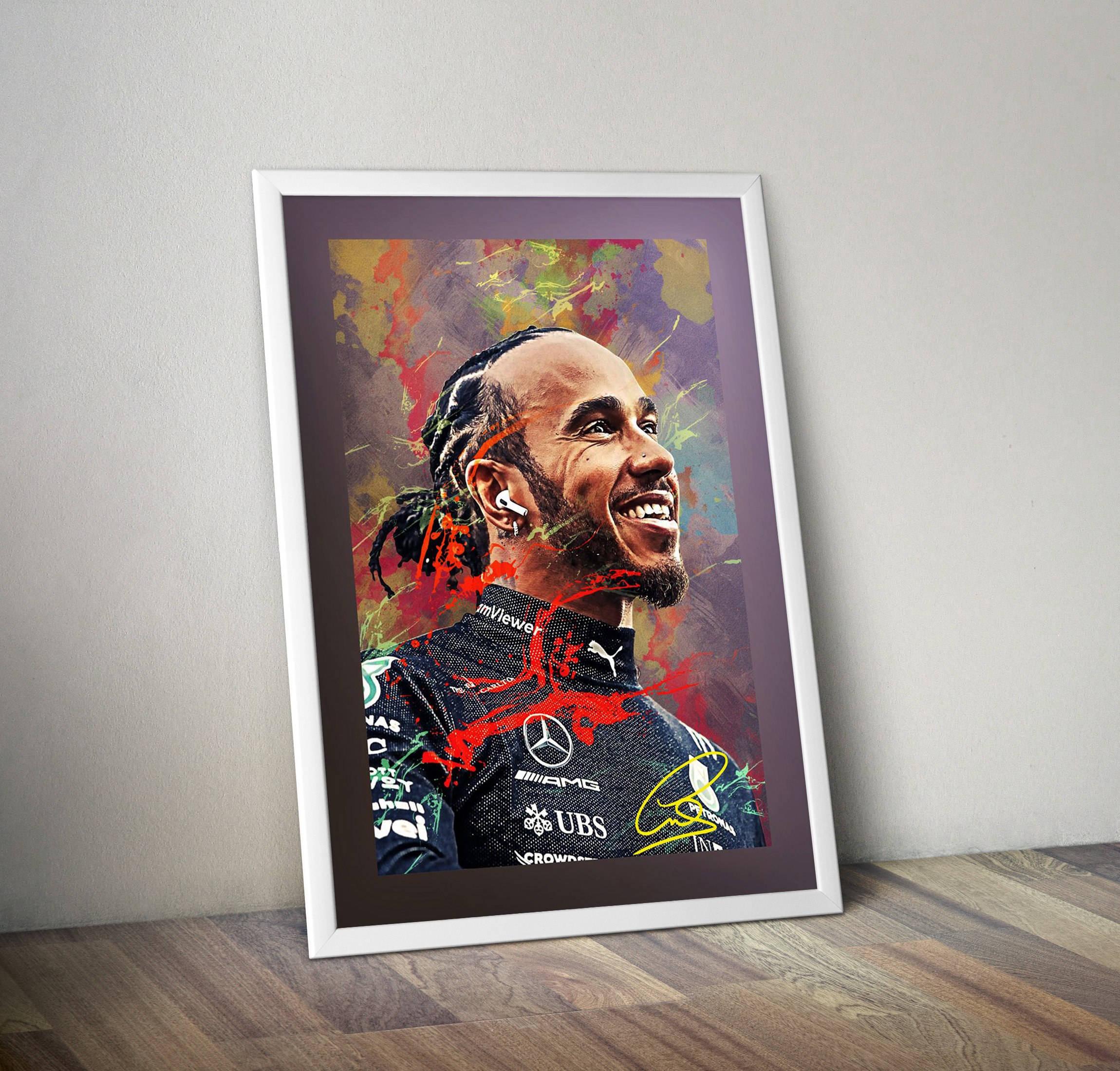 POSTER Lewis Hamilton Poster F1 Poster F1 Car Poster Mercedes F1 Car F1 ...