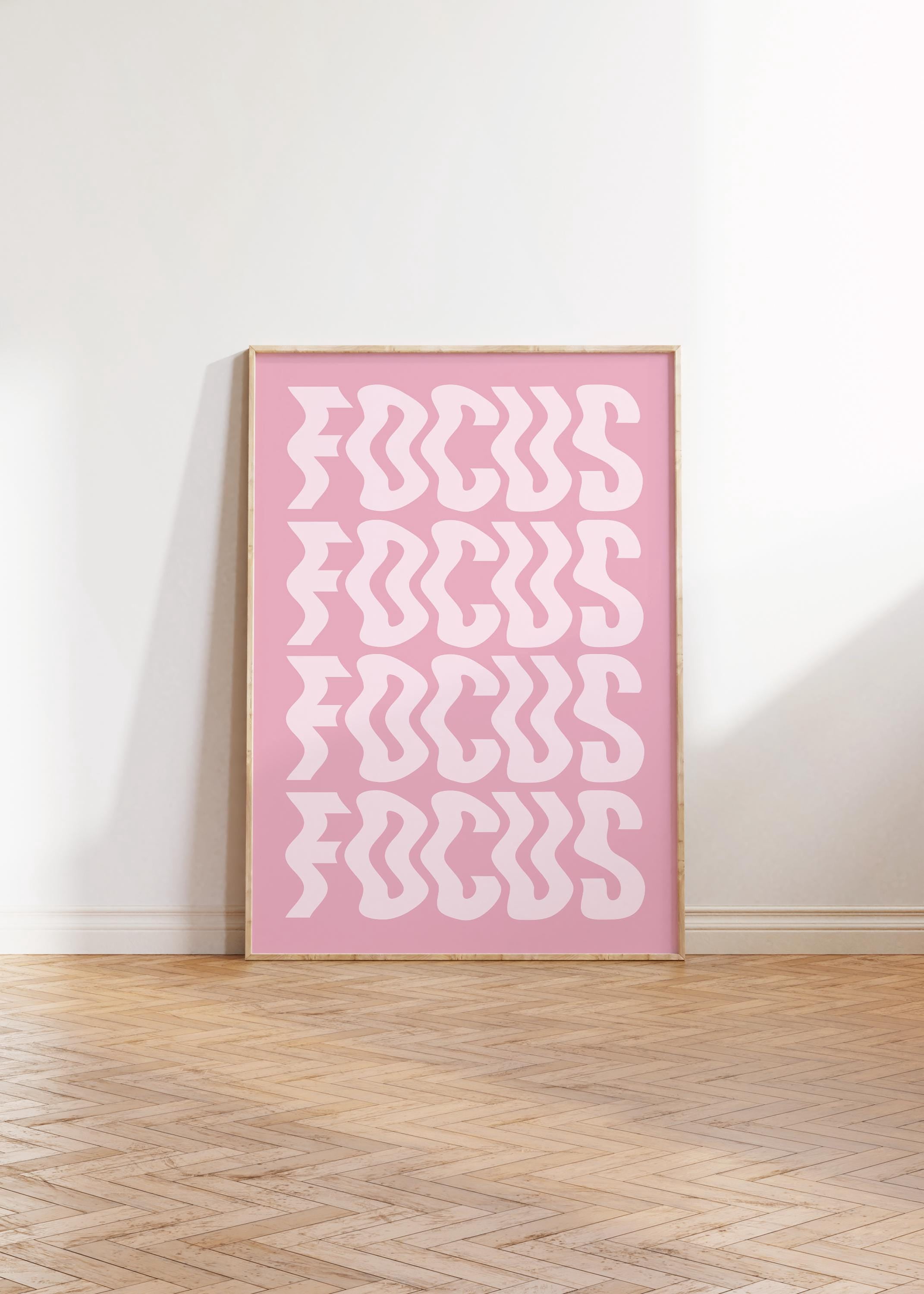POSTER Light Pink Typography Art, Entryway Prints, Home Decor, Living ...