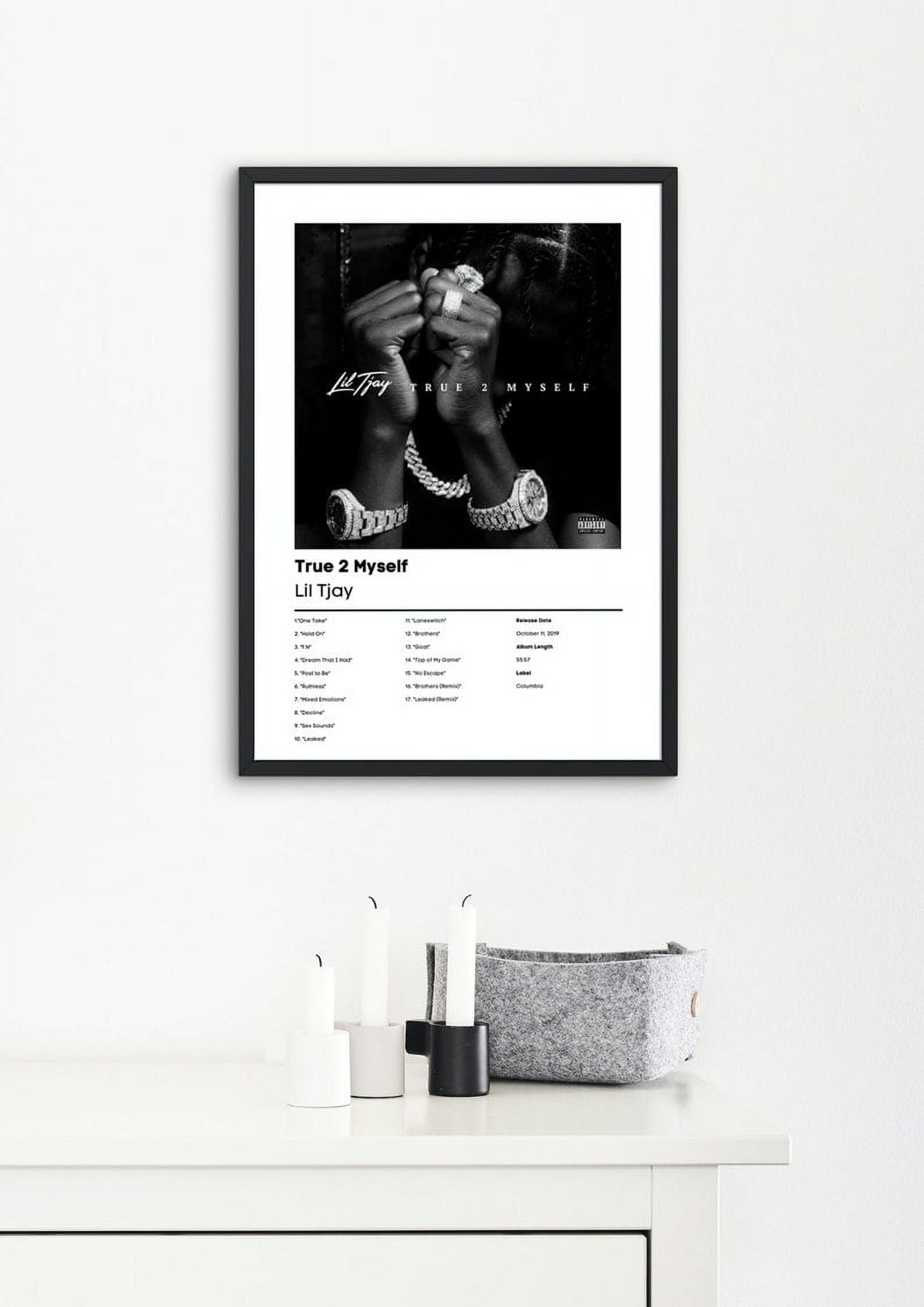 POSTER Lil Tjay, True 2 Myself | Lil Tjay Music Gift | Birthday Gift ...