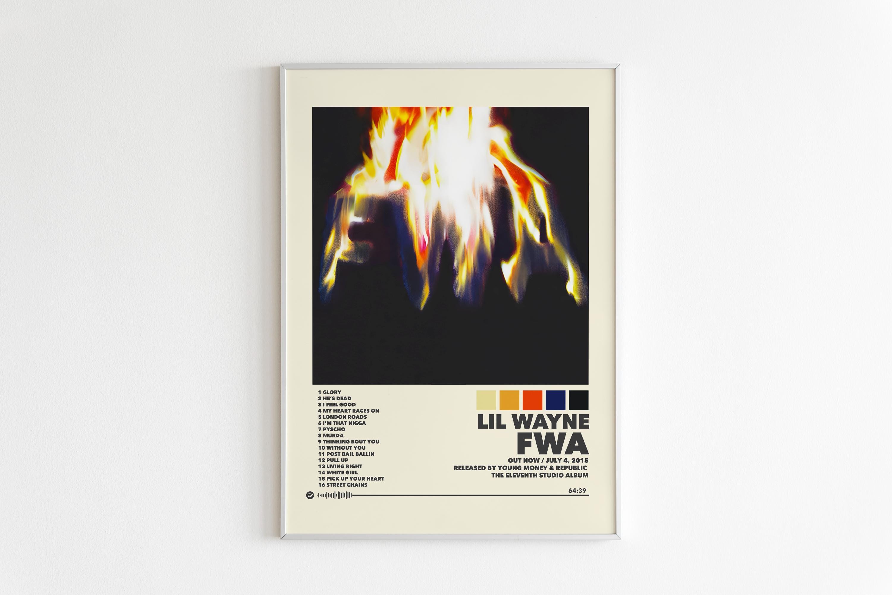 POSTER Lil Wayne Posters / FWA Poster / Album Cover Poster / Poster ...