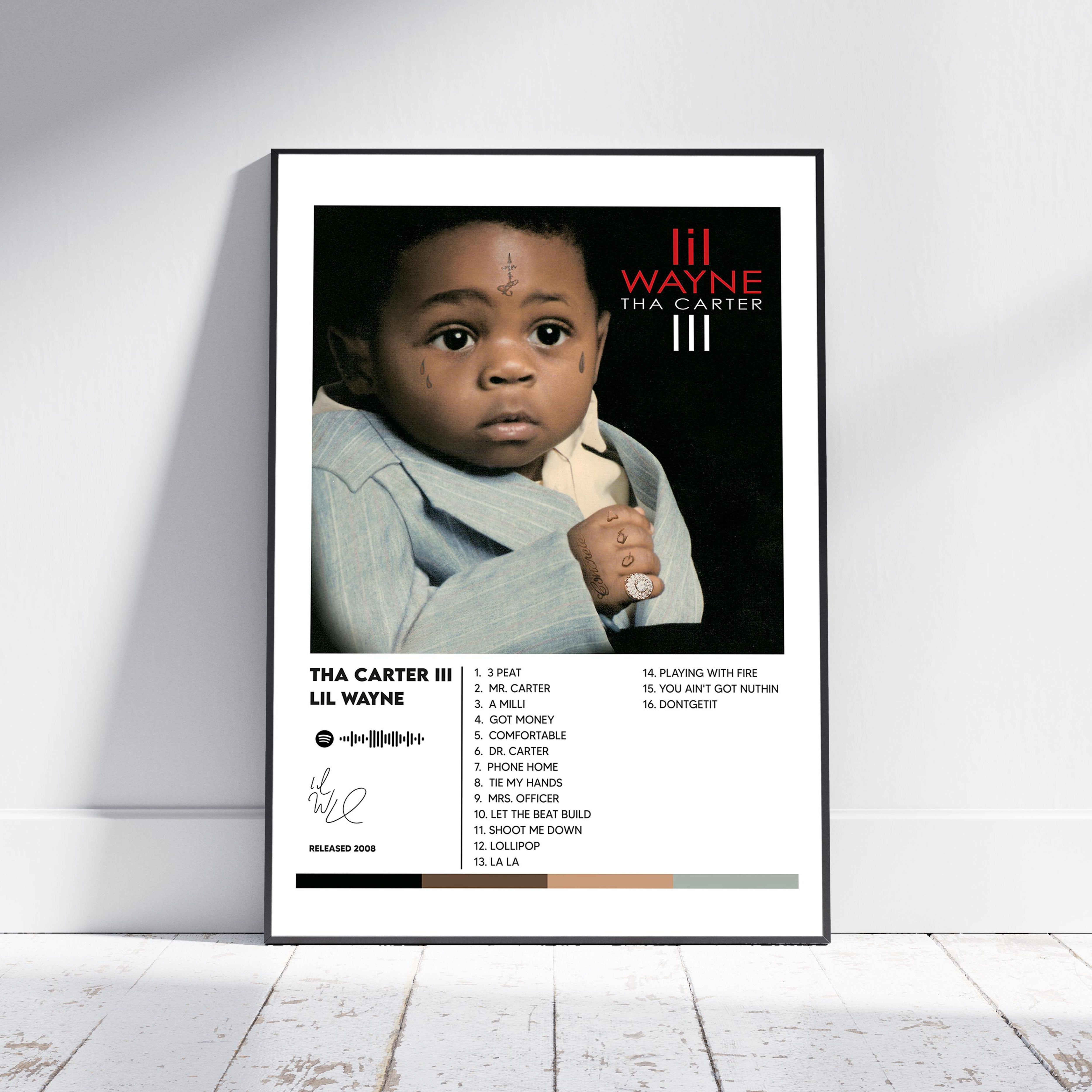POSTER Lil Wayne - Tha Carter III Album Poster / Album Cover Poster ...