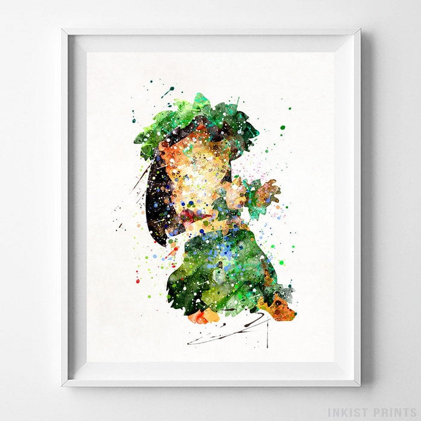 POSTER Lilo Poster, Lilo and Stitch, Lilo Print, Watercolor Art, Disney ...
