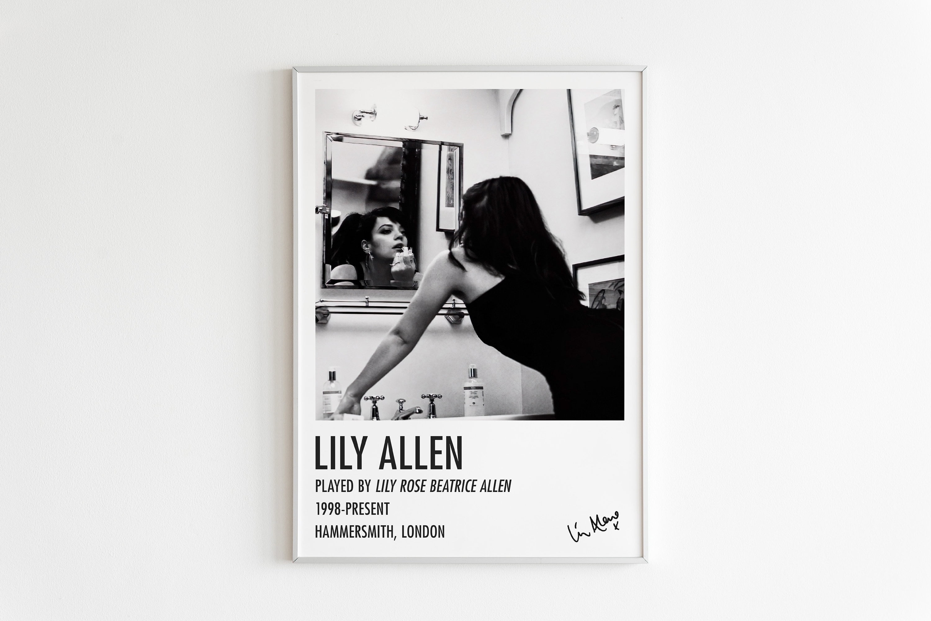 POSTER Lily Allen poster, Music related wall art - -UNFRAMED - Walmart.com