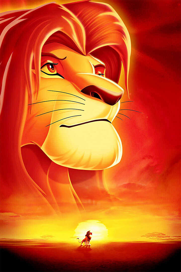 POSTER Lion King Cub Simba 2019 Picture Room Wall Decor - POSTER-16x24 ...