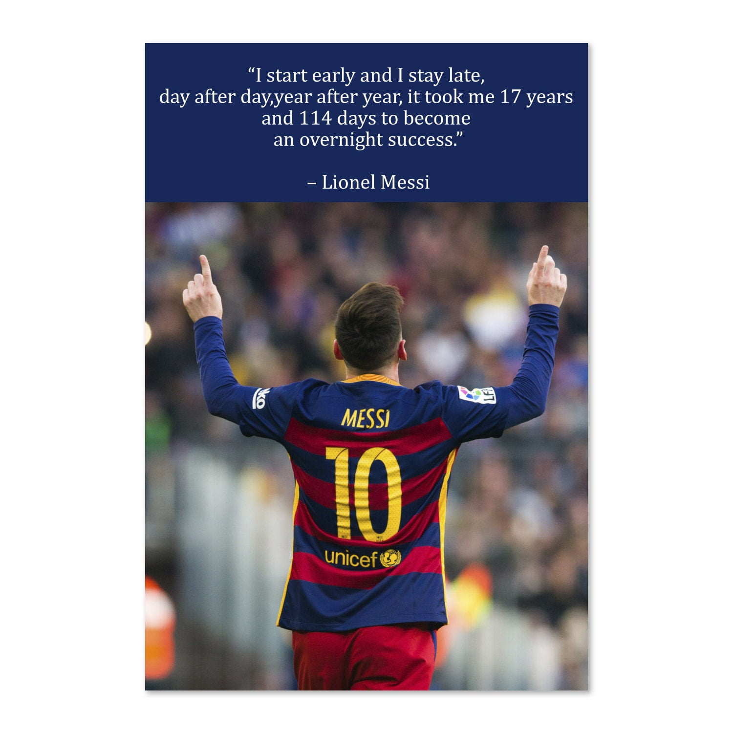 POSTER Lionel Messi Poster 01 | Soccer - Football Motivational Art ...
