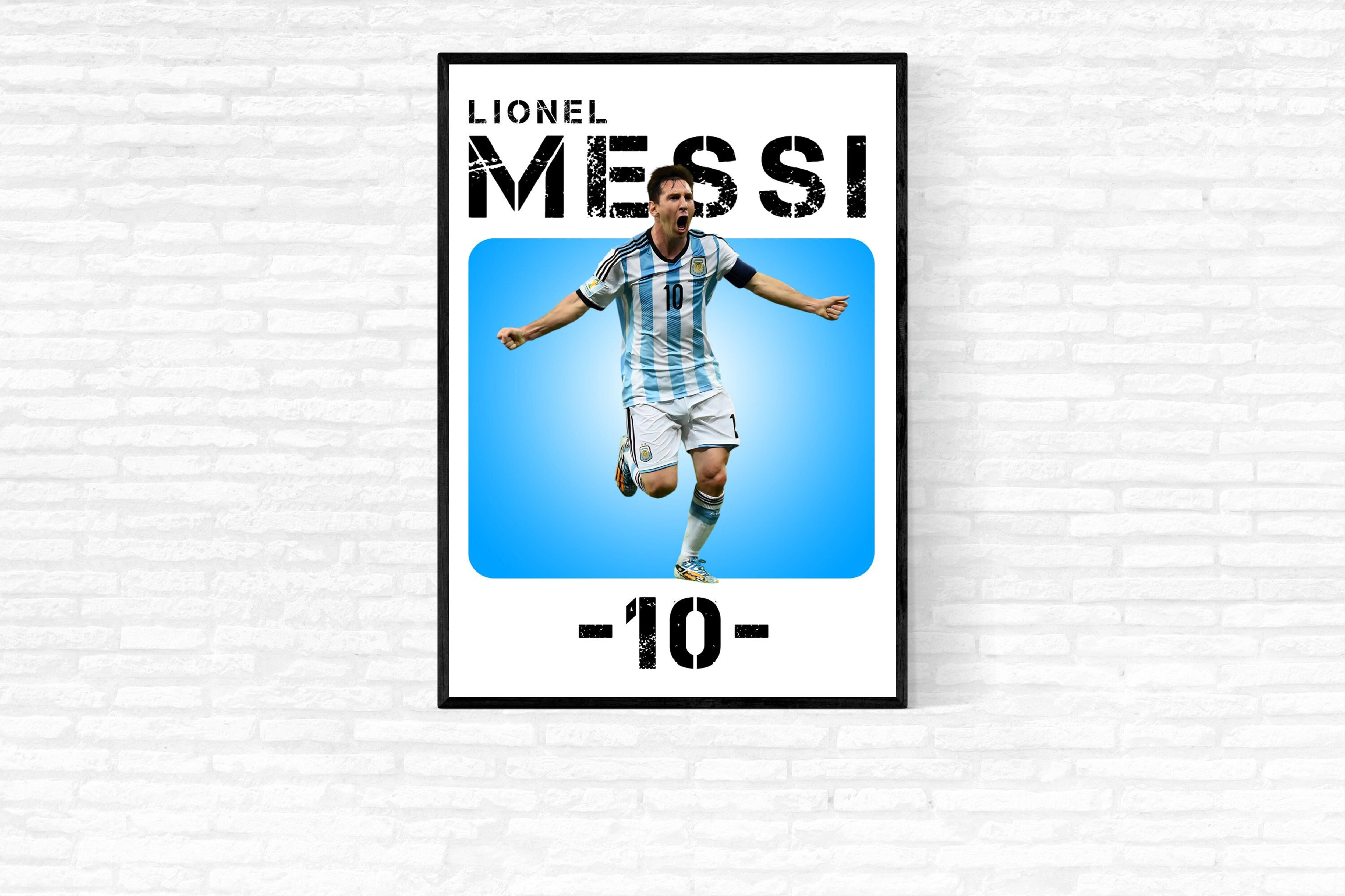 POSTER Lionel Messi Poster, Leo Messi Print, Football Posters, Soccer ...