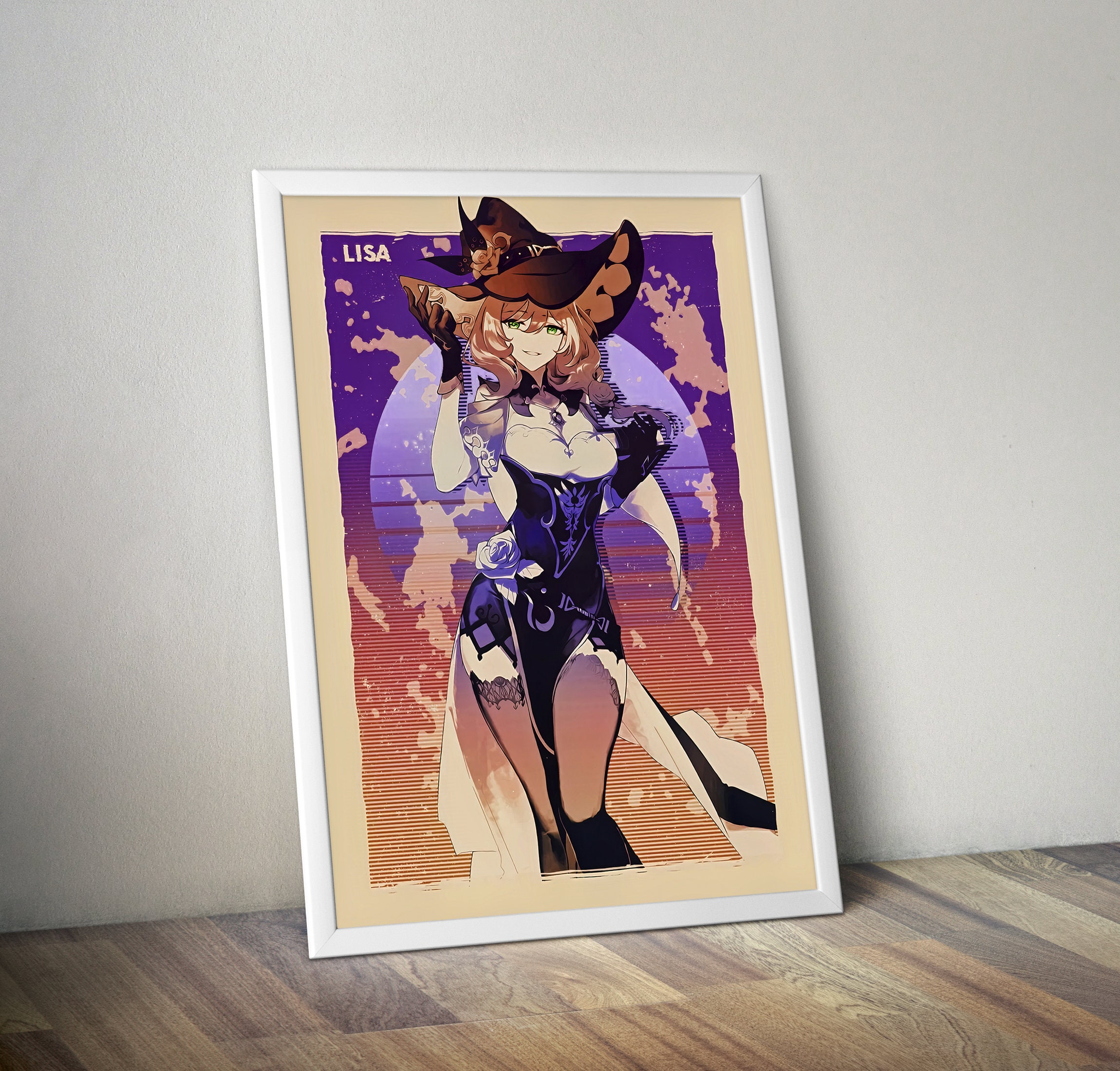 POSTER Lisa Genshin Impact Poster Genshin Impact Genshin Impact Poster ...
