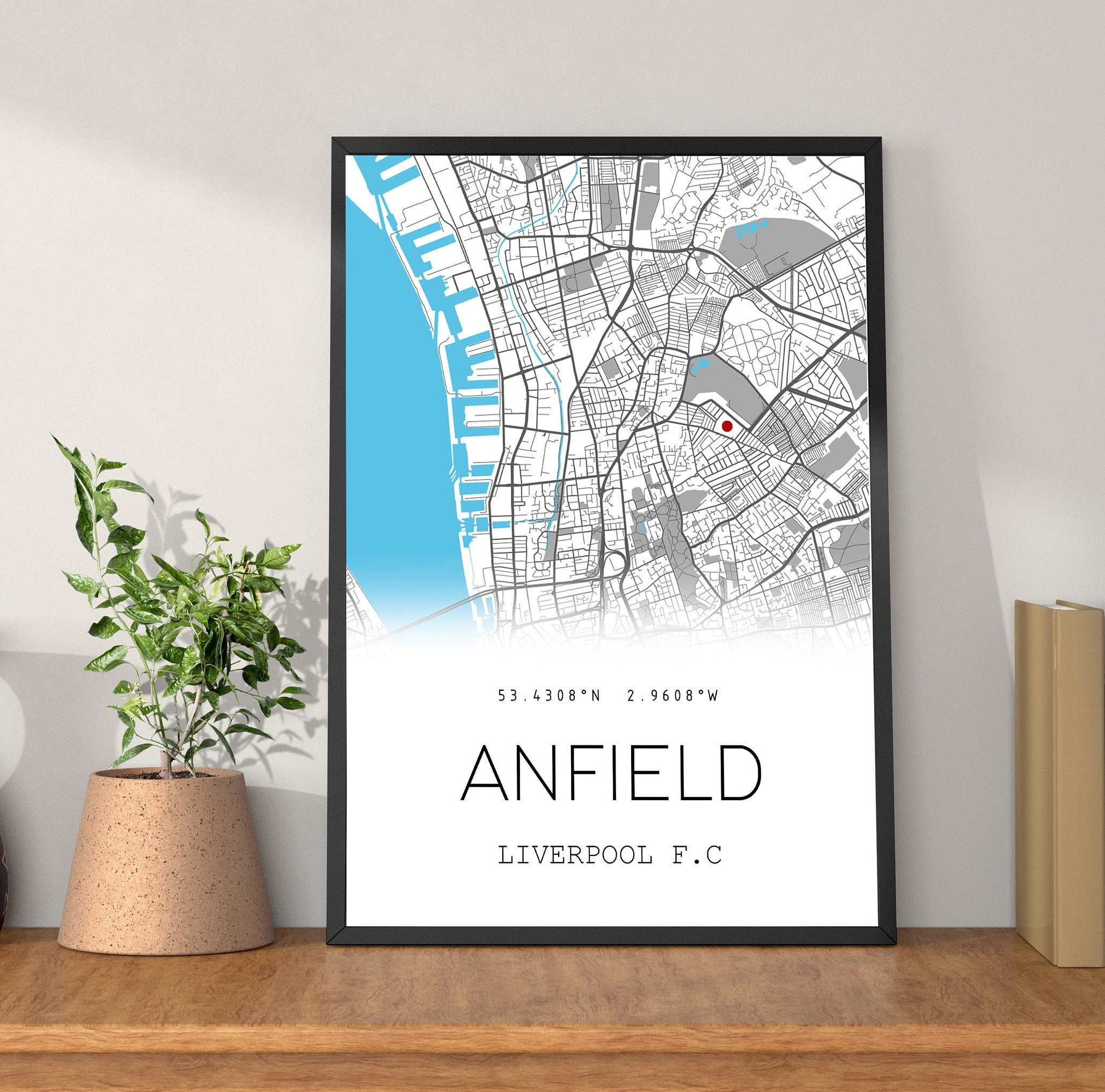 POSTER Liverpool F.C - Anfield Stadium - Anfield - Liverpool Football ...