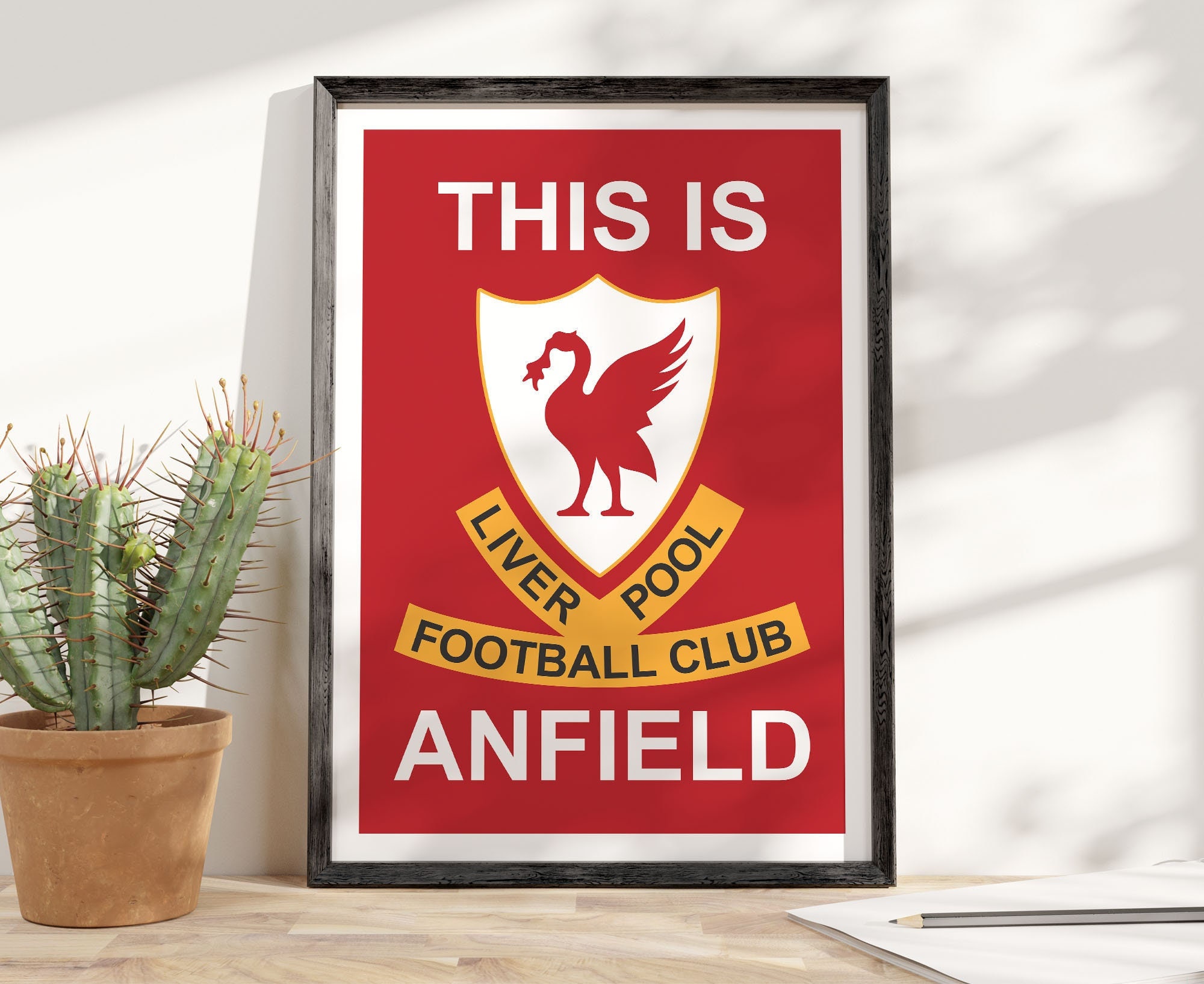 POSTER Liverpool FC Poster, Anfield Stadium Poster, Football Posters ...