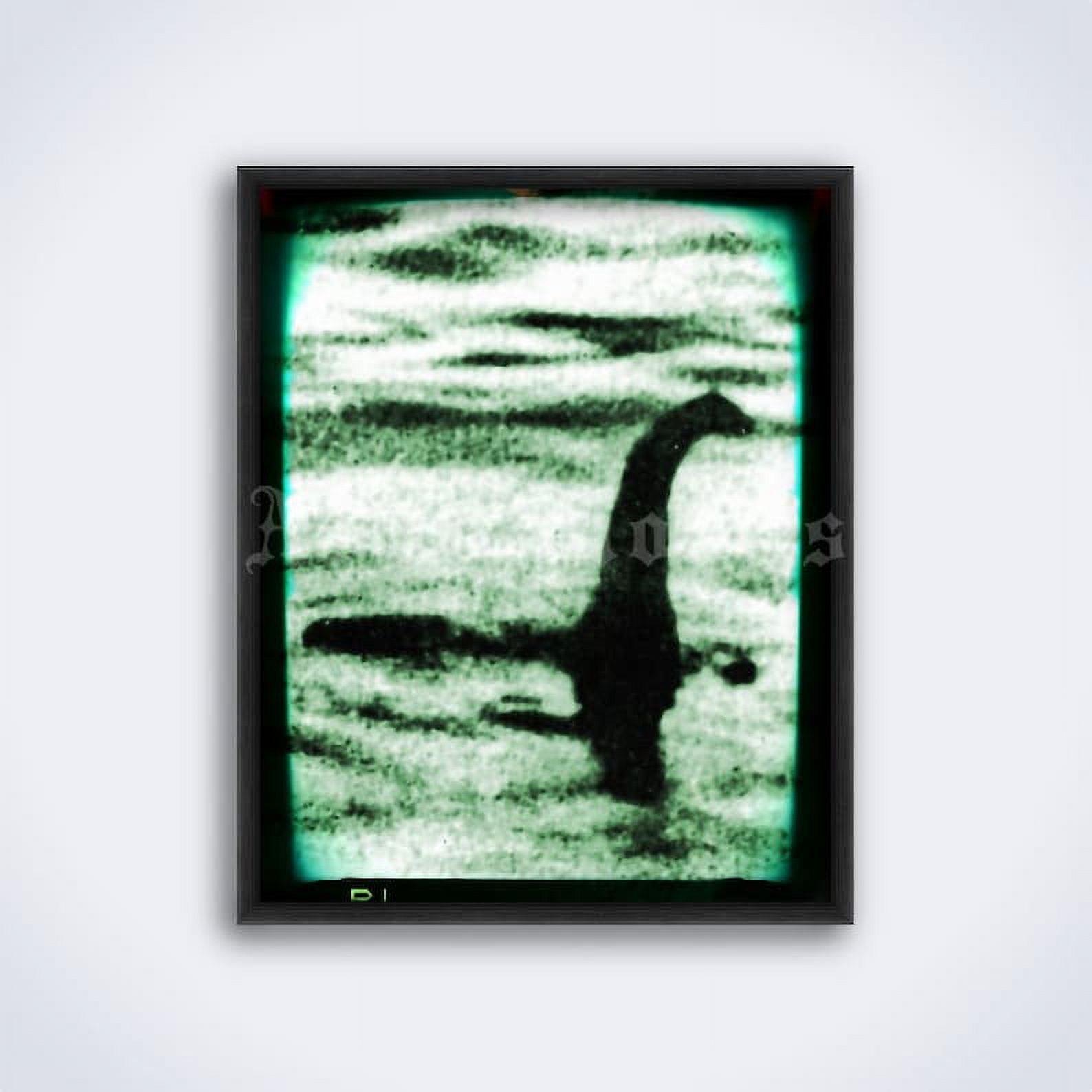 POSTER Loch Ness monster vintage photo - Nessie photography, mysterious creature, cryptozoology ...