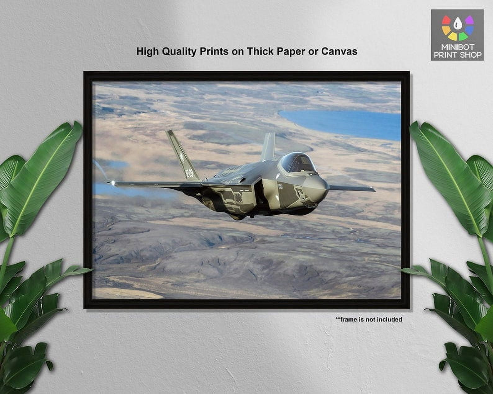 POSTER Lockheed Martin F-35 Lightning II, Fighter Aircraft, War plane ...