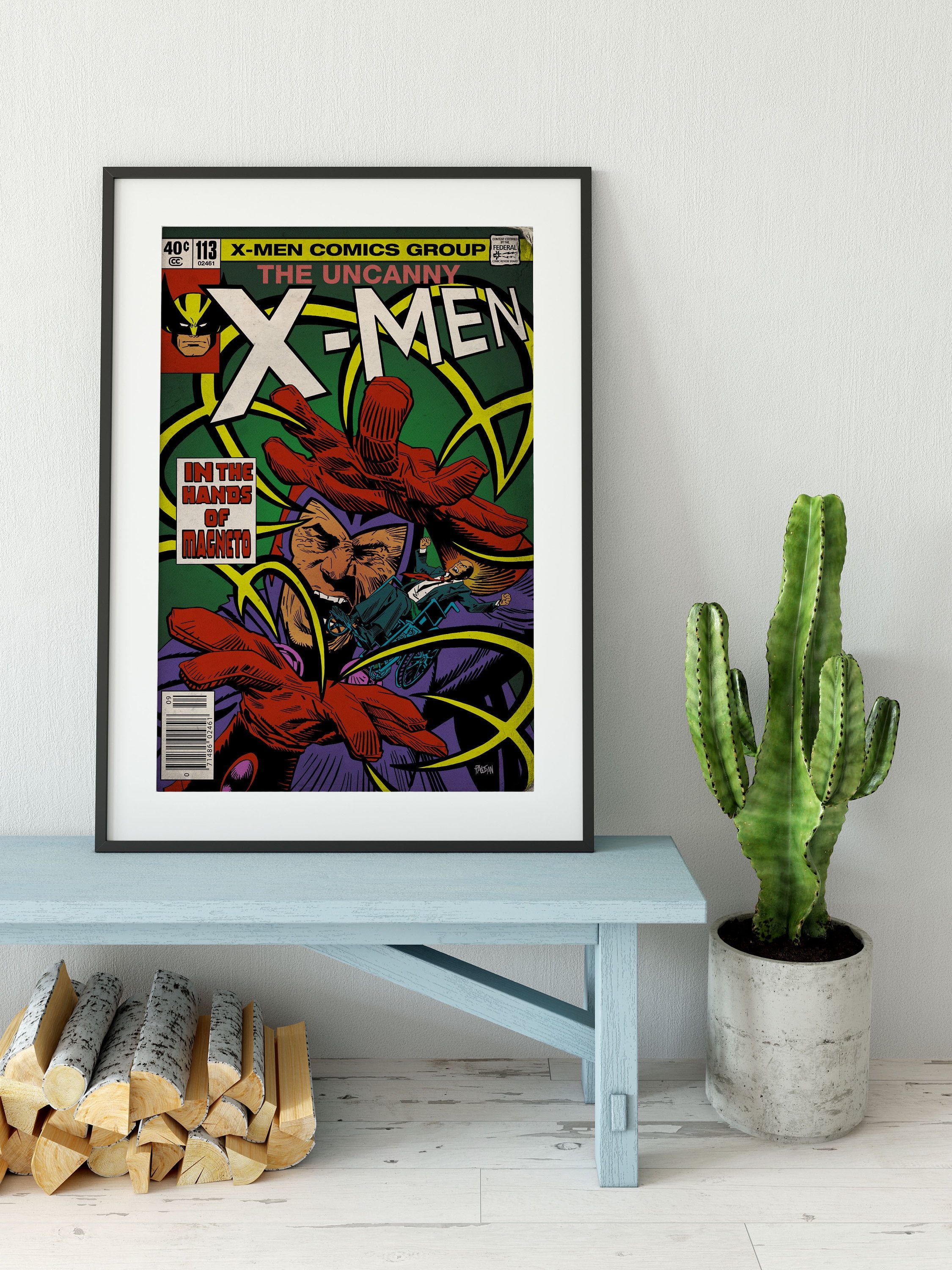 Poster Logan & X-Men Inspired Movie Prop Comic Book Art Print - (Book 3 ...