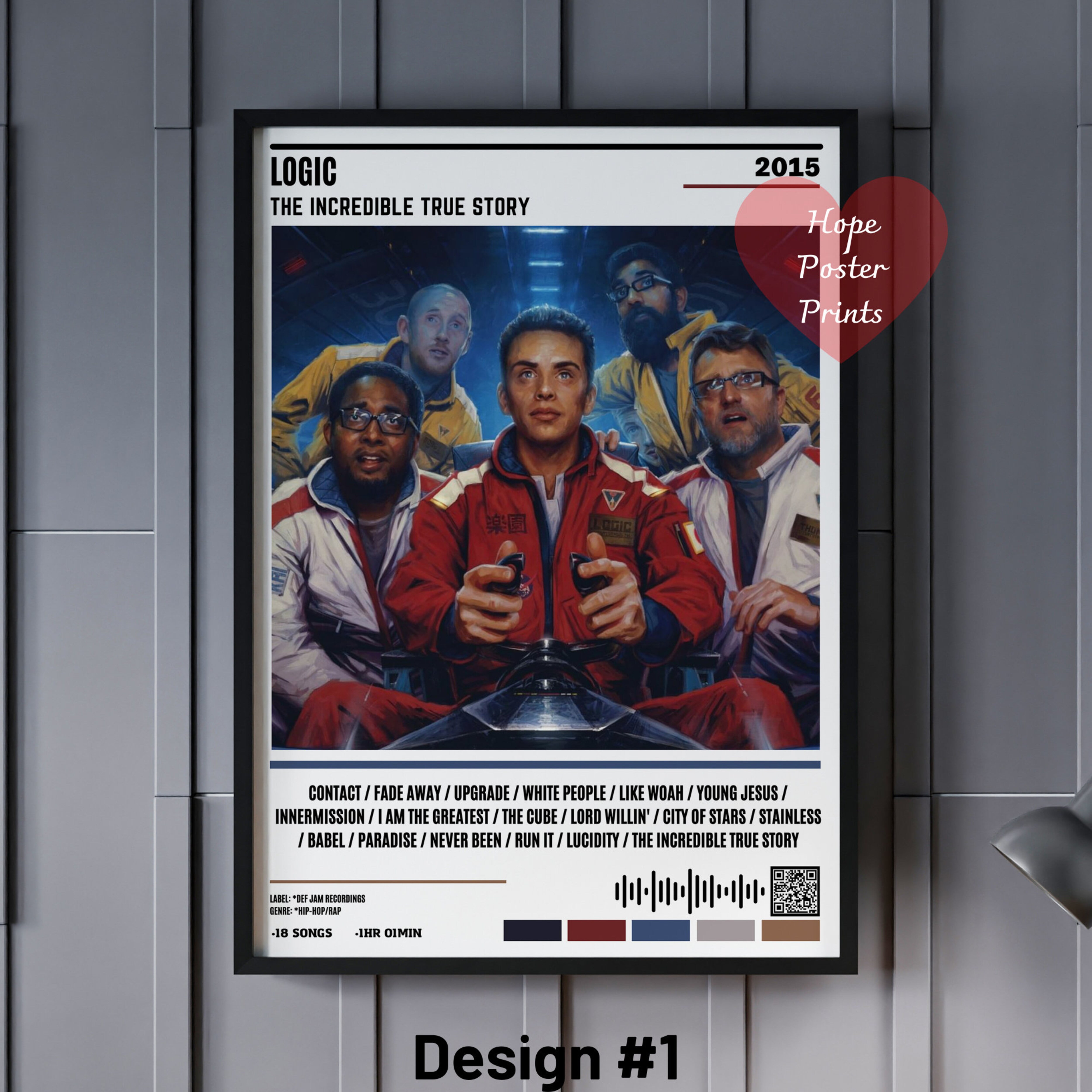 POSTER Logic Poster, Logic The Incredible True Story Album Poster ...