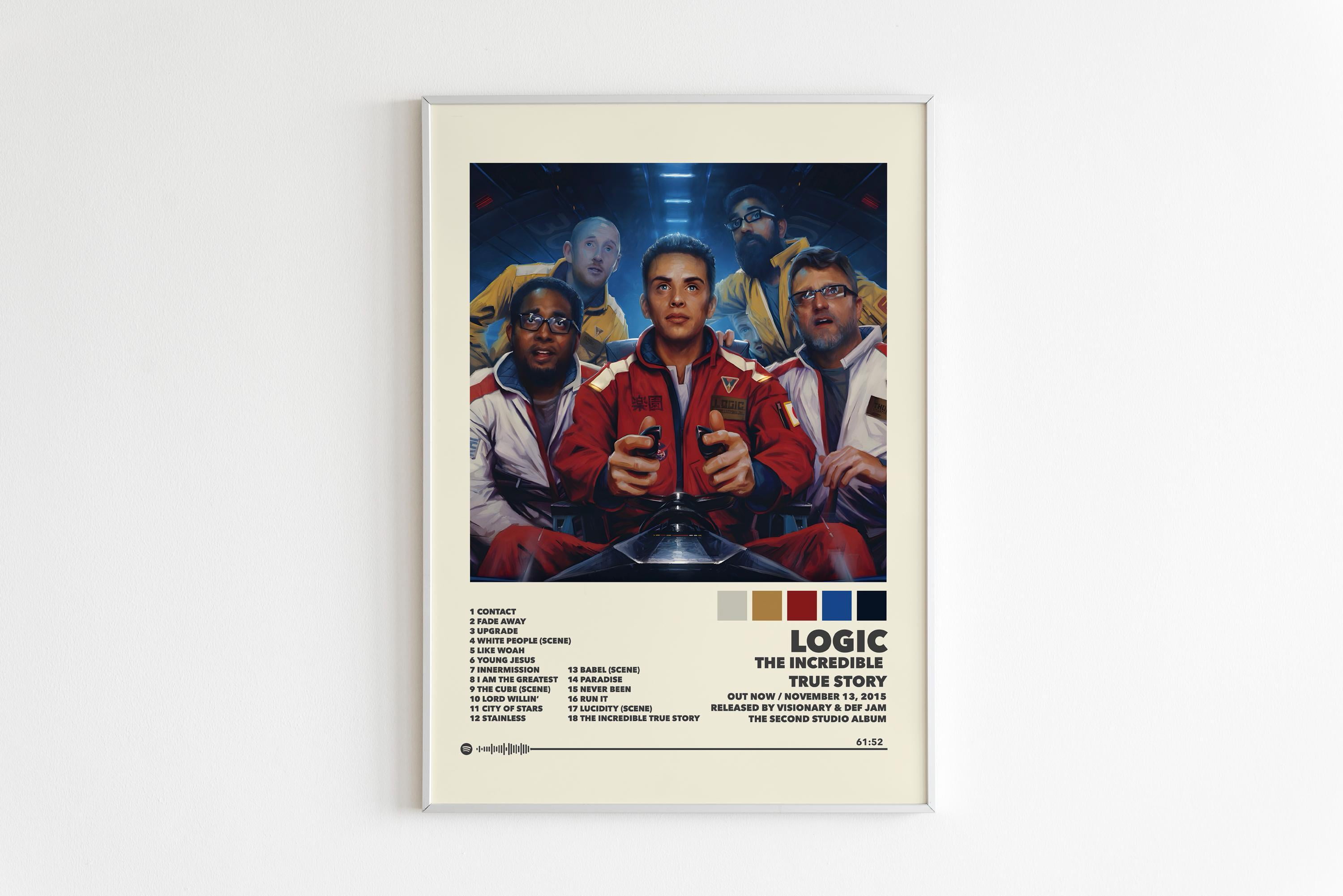 Poster Logic Posters / The Incredible True Story Poster, Tracklist ...