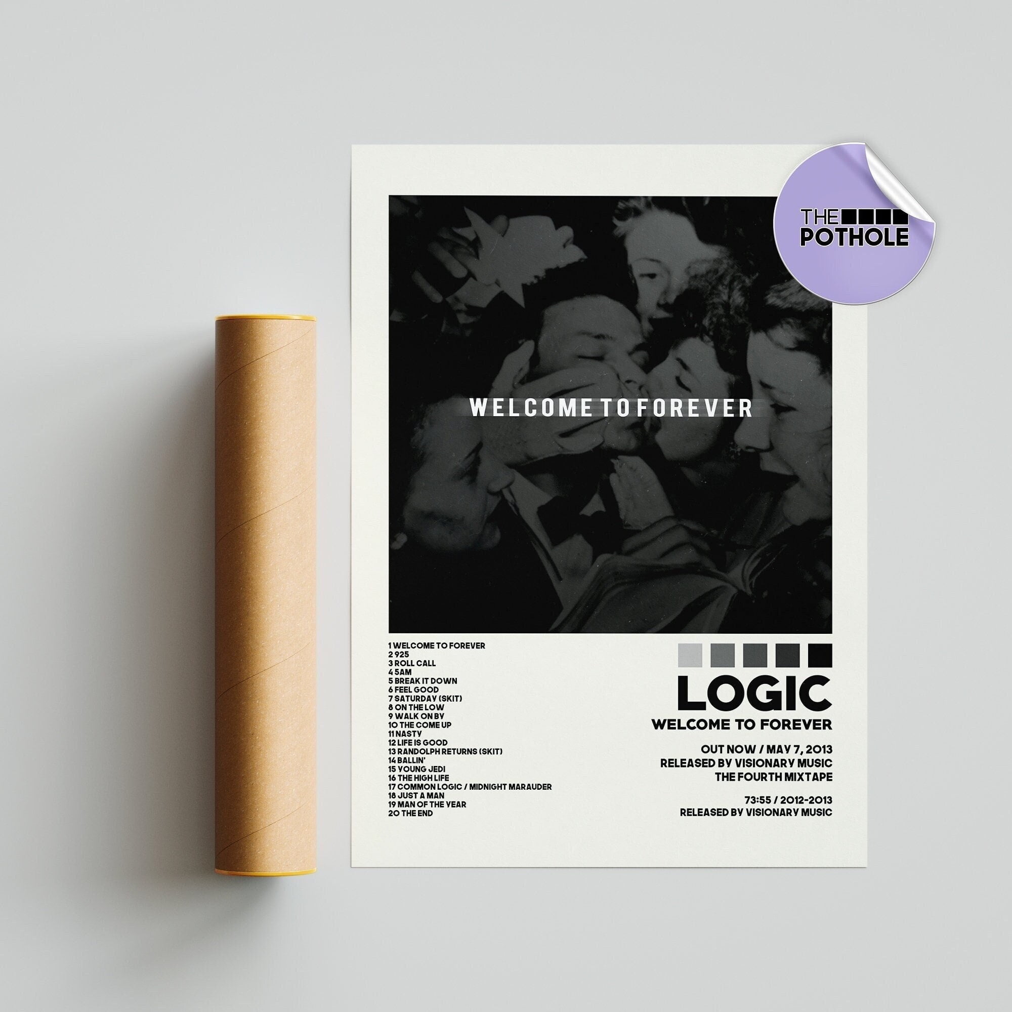 Poster Logic Posters / Welcome to Forever Poster, Tracklist Poster ...