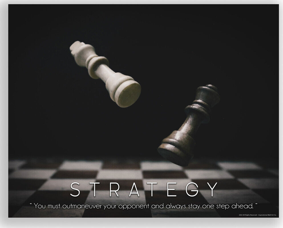 POSTER Logical Chess Knowledge Match Motivational Quotes Poster-24x36 ...