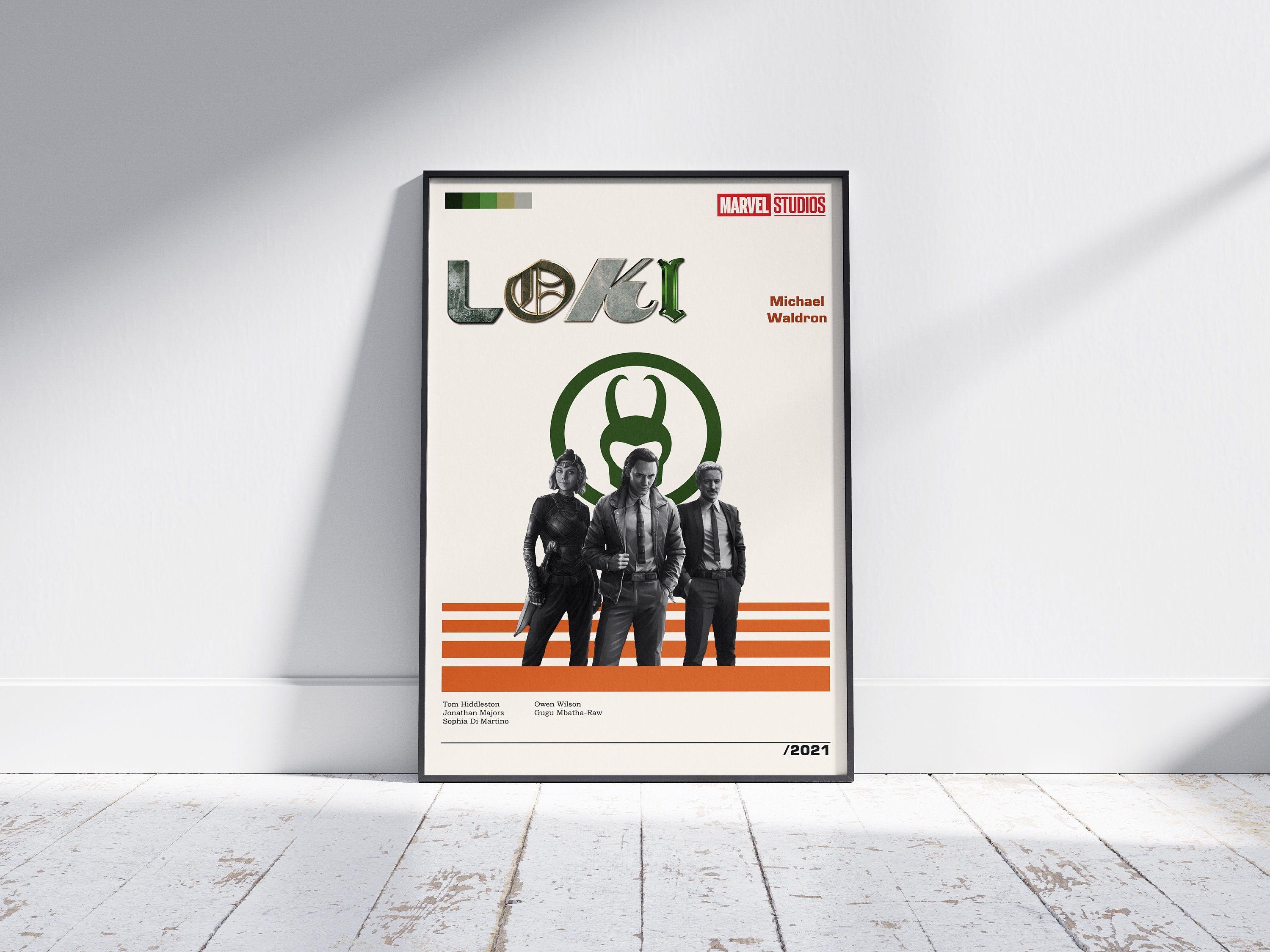 POSTER Loki / Loki Poster / Vintage Retro Art Print / Wall Art Print / Minimalist Movie / Marvel ...