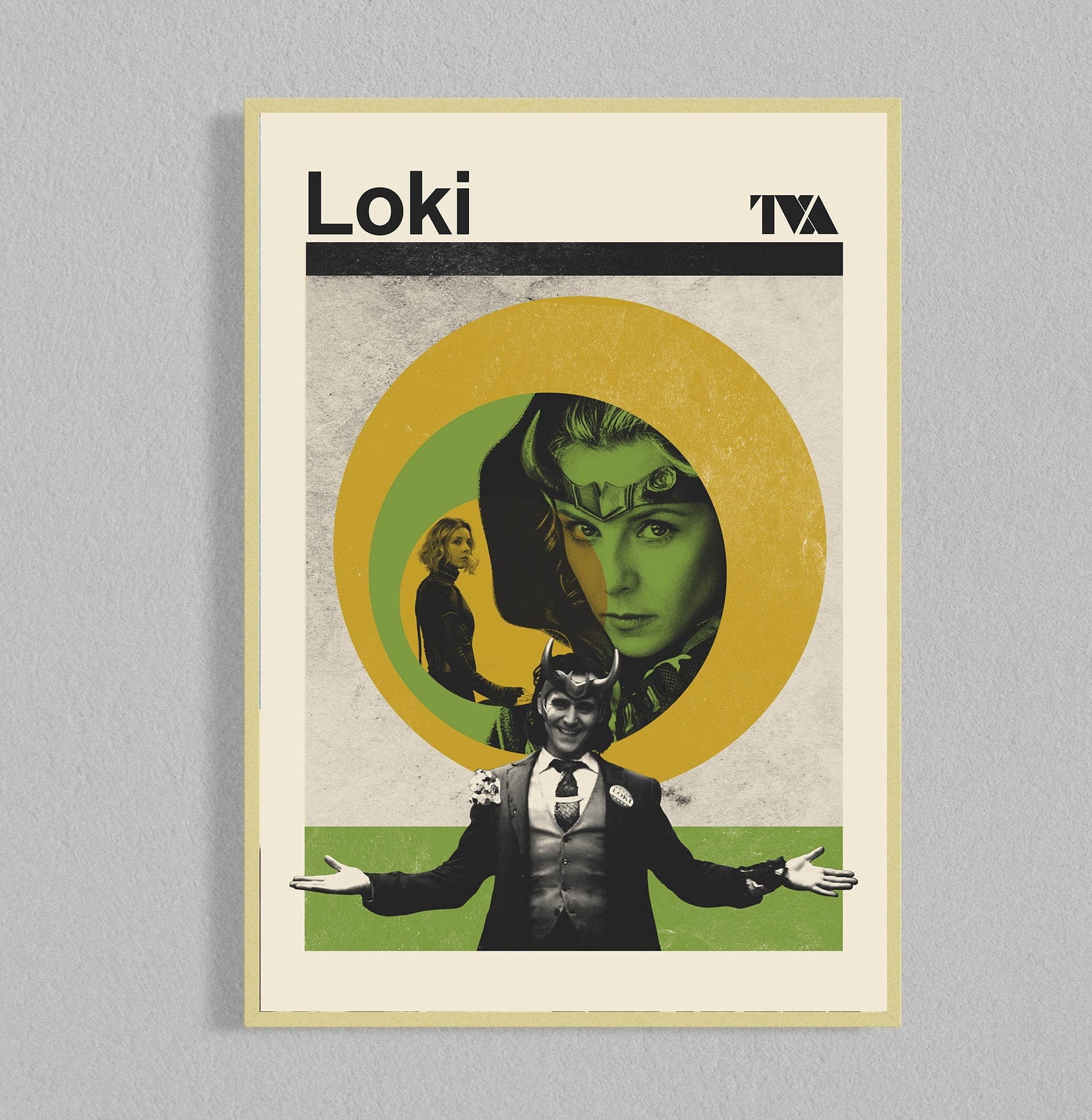 POSTER Loki Tv Series Mid Century Movie Poster | Film Posters ...