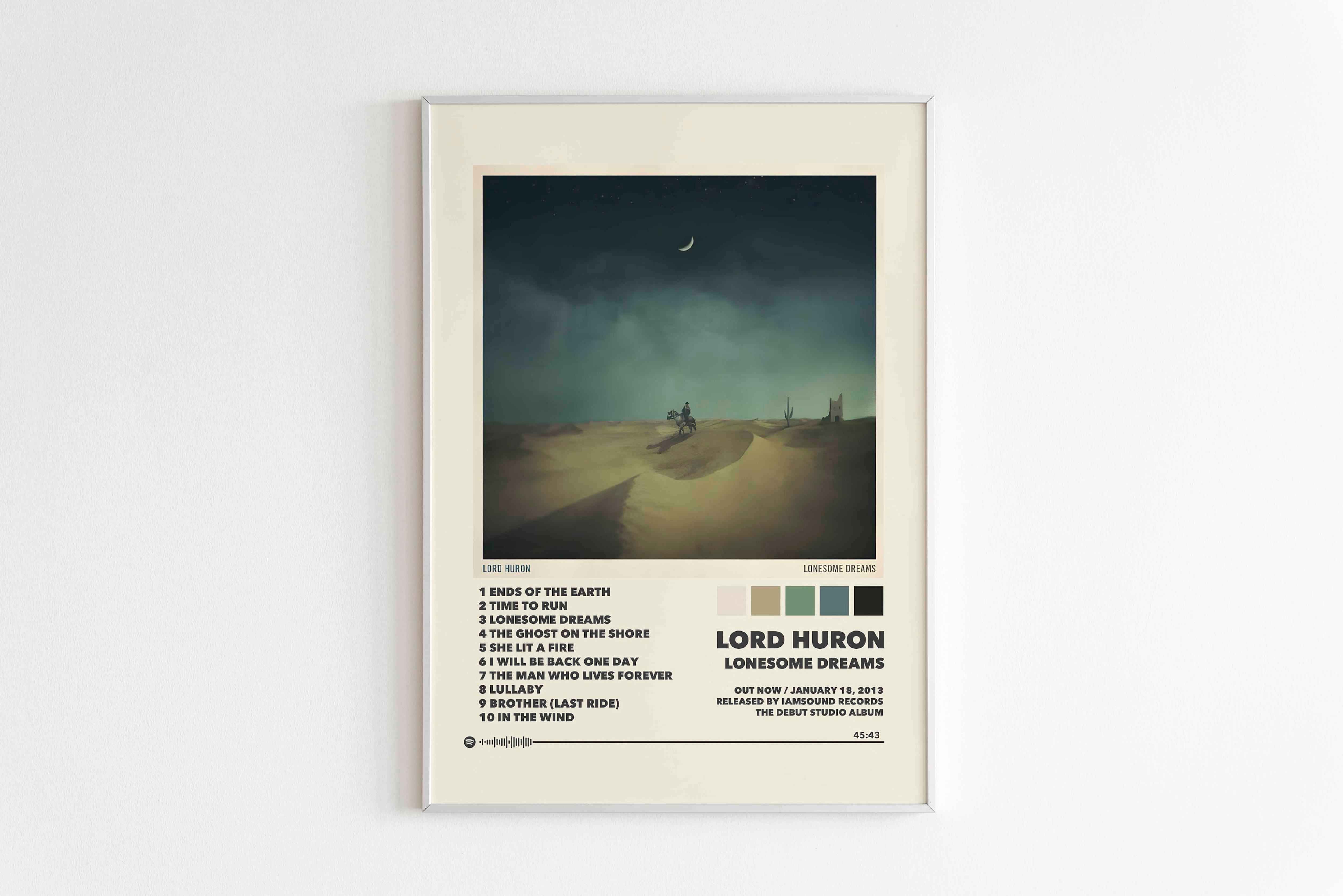POSTER Lord Huron Posters,Lone Somes Dreams Poster, Lord Huron, Long ...