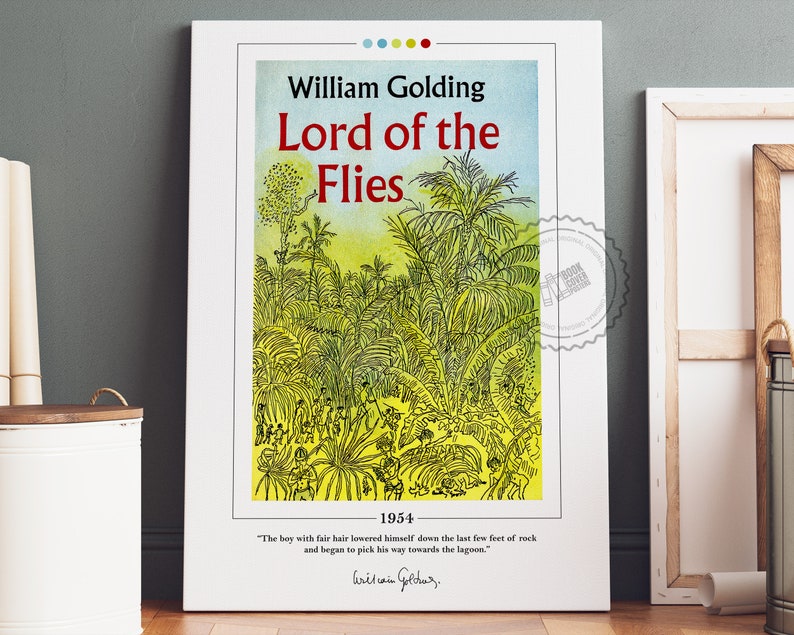 POSTER Lord of the Flies Book Cover Poster | William Golding, Lord of ...