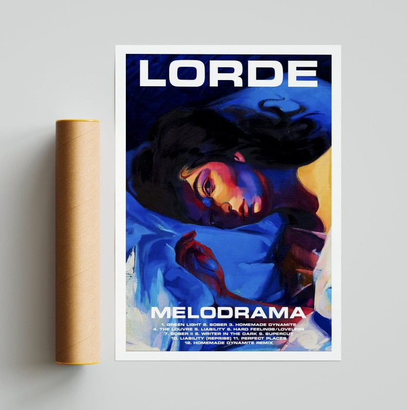 POSTER Lorde Album Poster / Melodrama Poster / Album Cover Poster ...