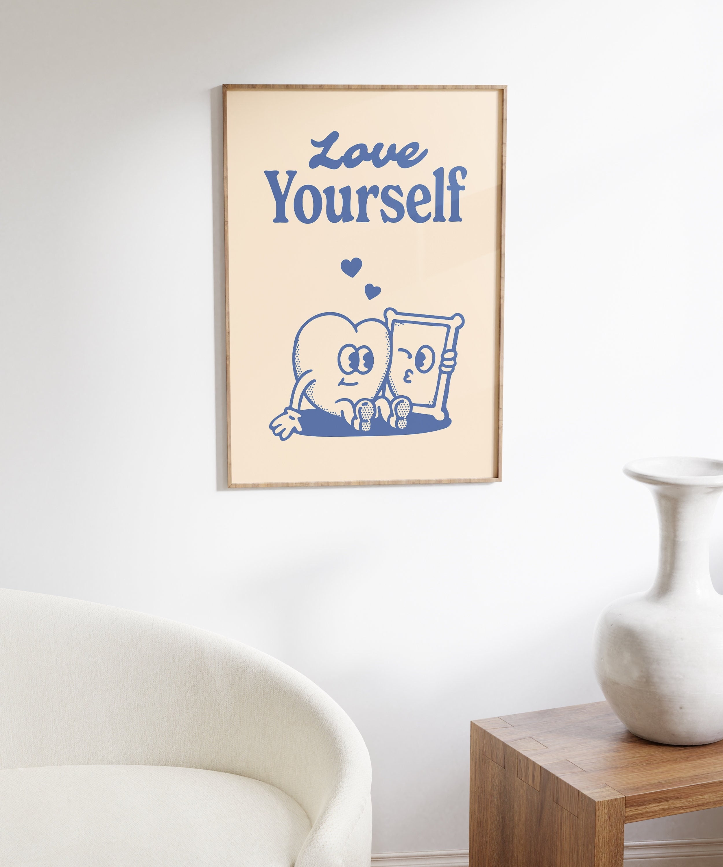 POSTER Love Yourself Poster, Self Love Wall Art, Positive Affirmation ...