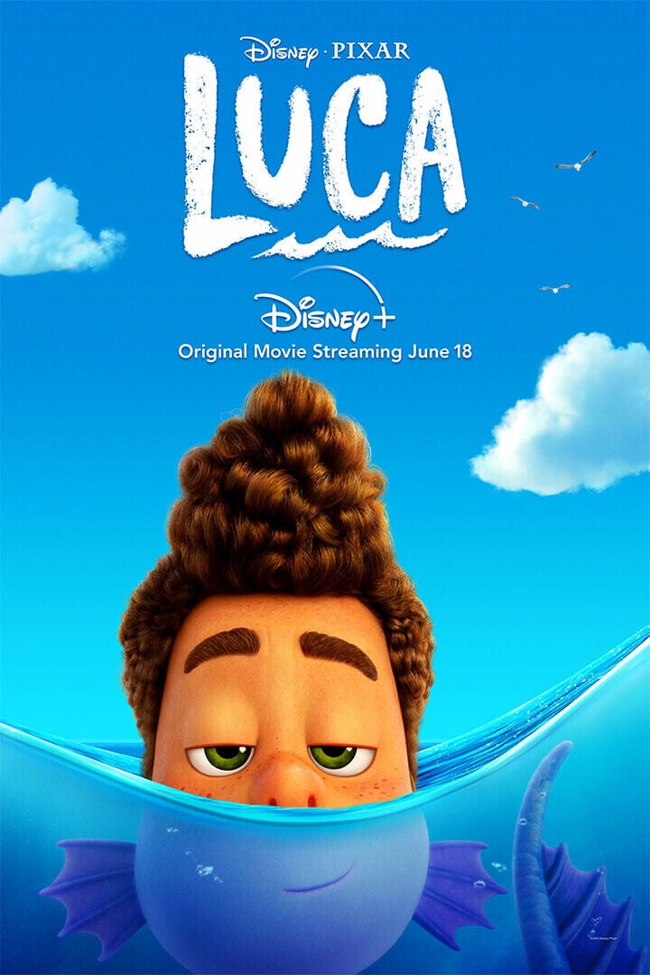 POSTER Luca Full Character Movie 2021 Sea Animation Wall Art Home Decor ...