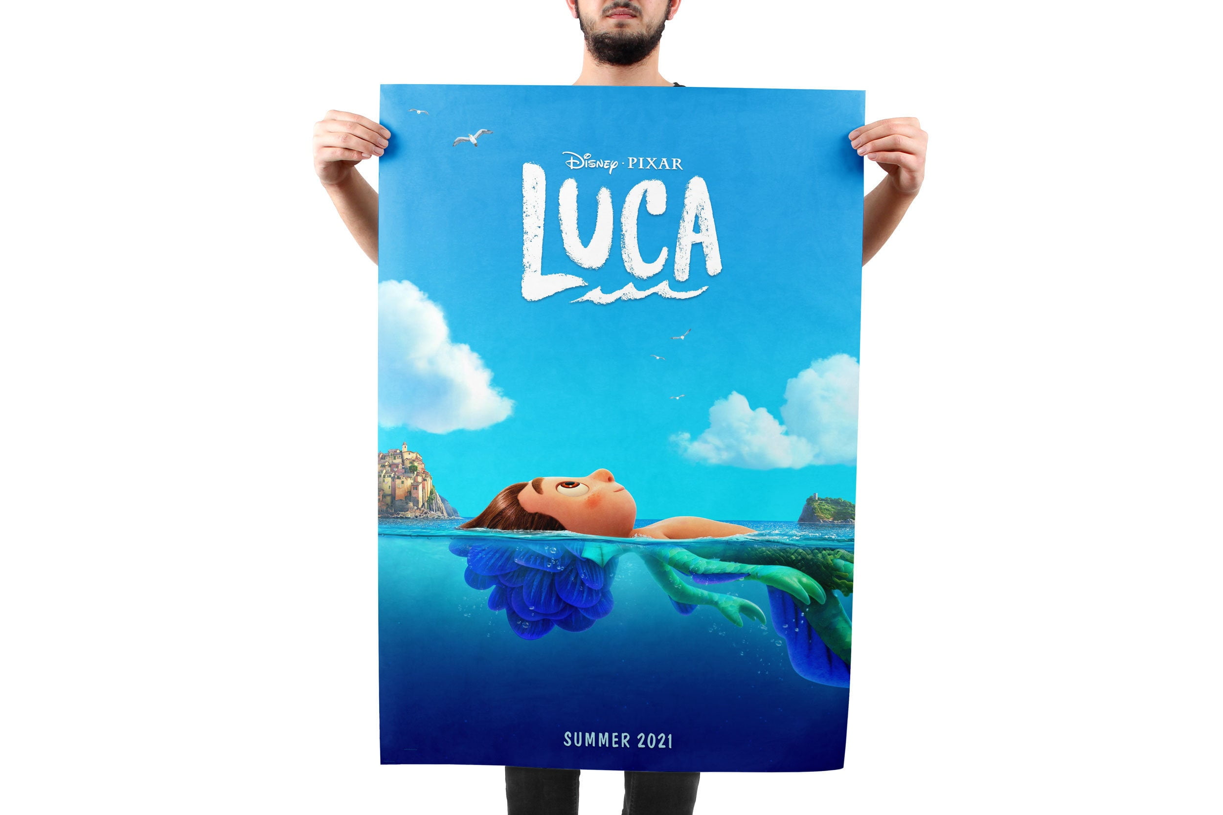 POSTER Luca Movie Poster, Quality Print, Photo Wall Art, Disney Movie ...