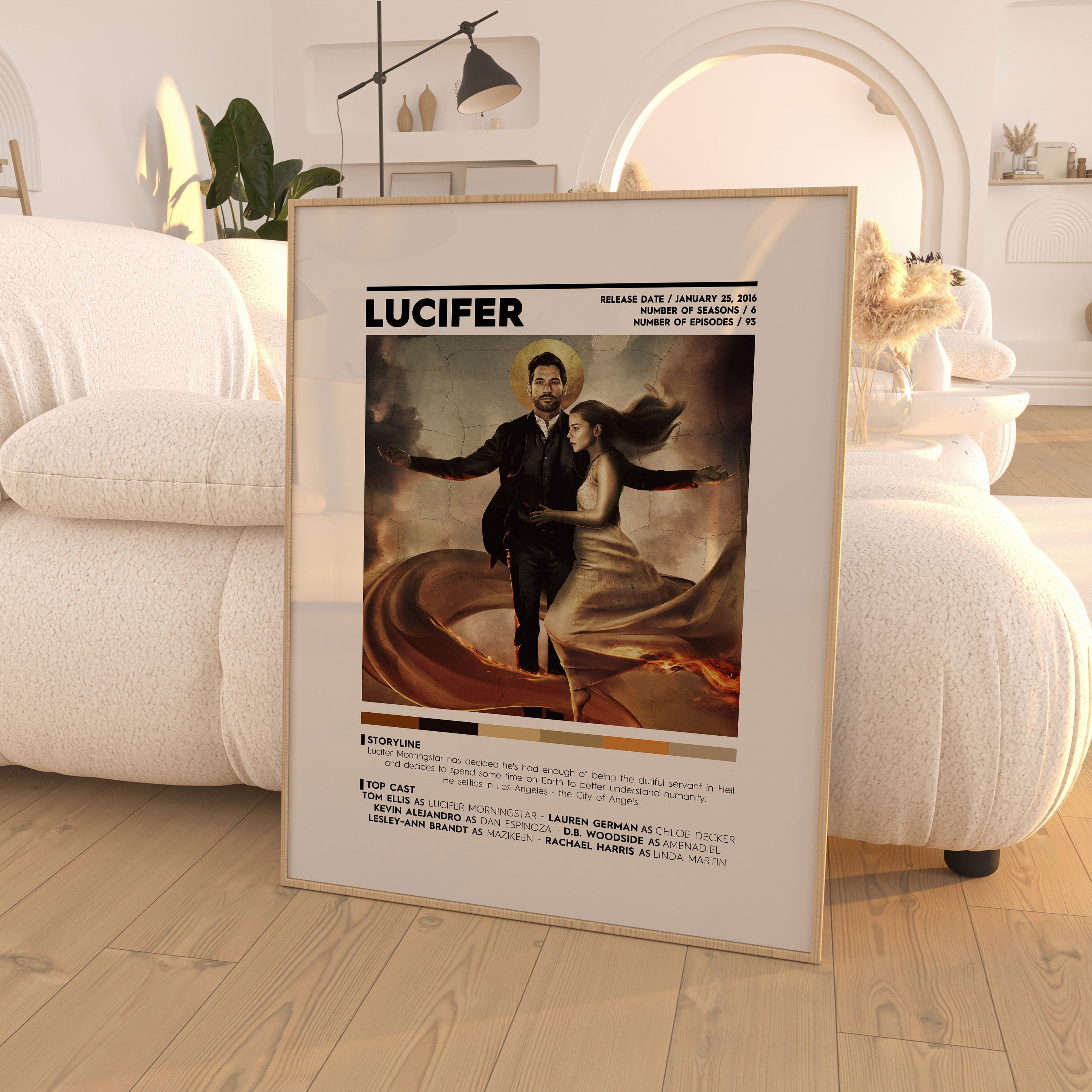POSTER Lucifer TV Show Poster /TV Show Poster, Poster Print Wall Art ...